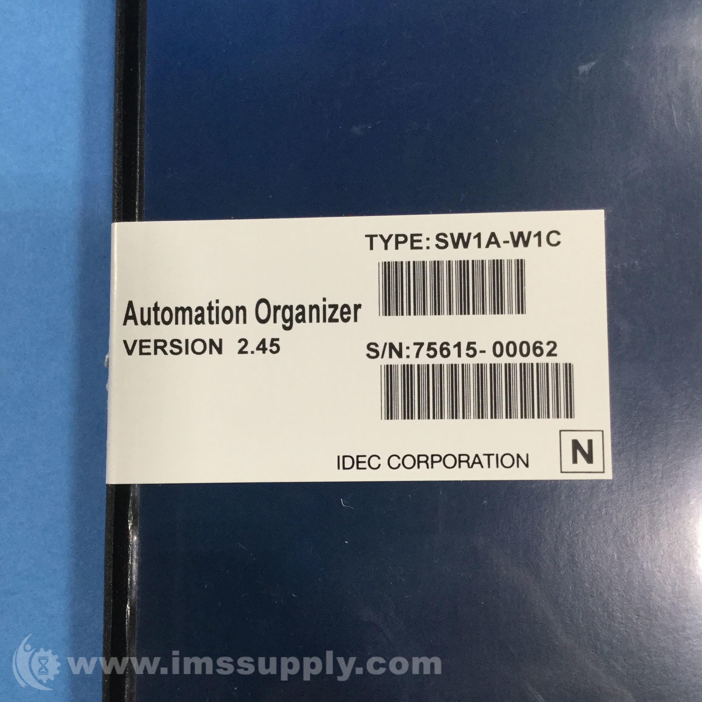 Idec SW1A W1C Automation Organizer Software IMS Supply