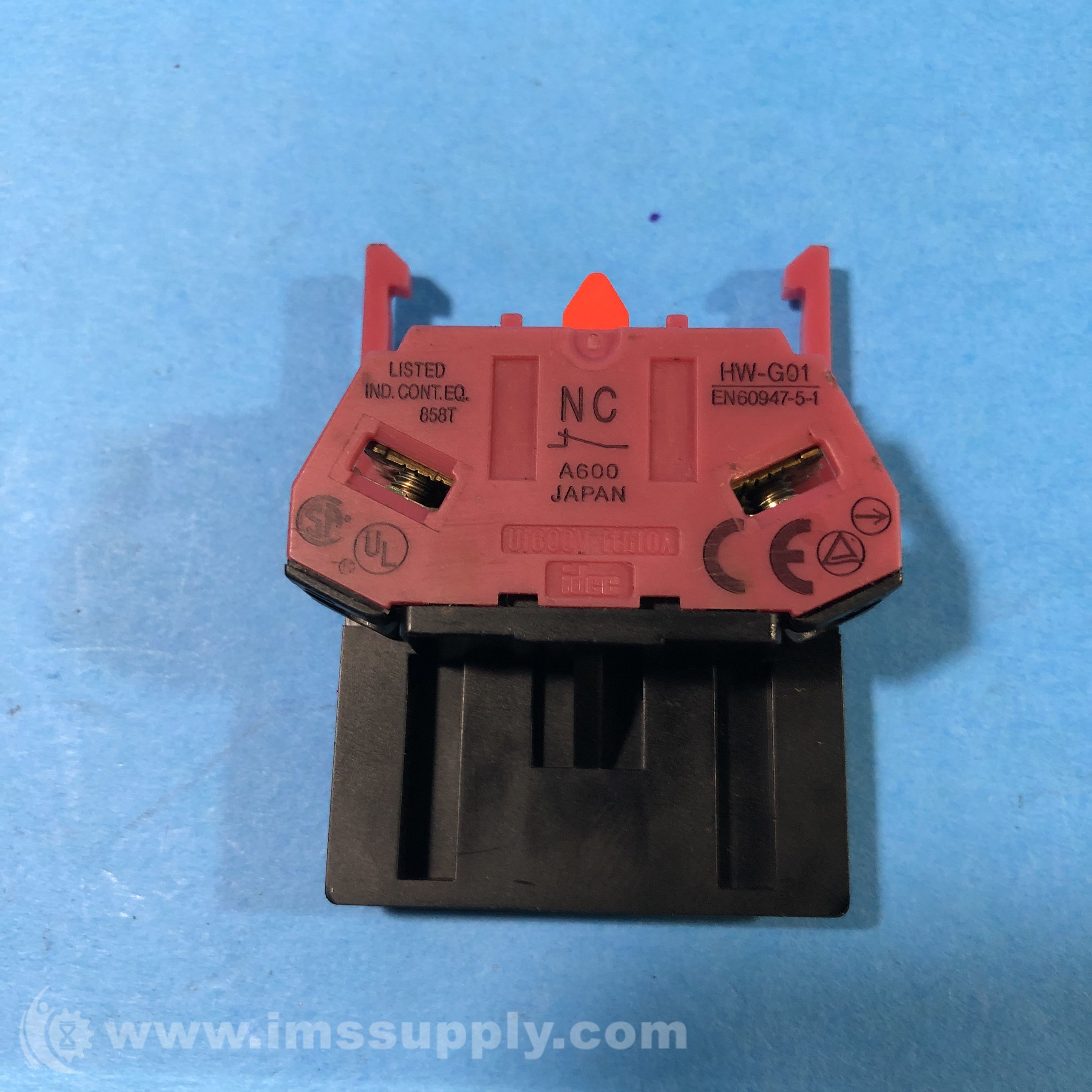 Idec HW-G01 Contact Block Red/Black - IMS Supply