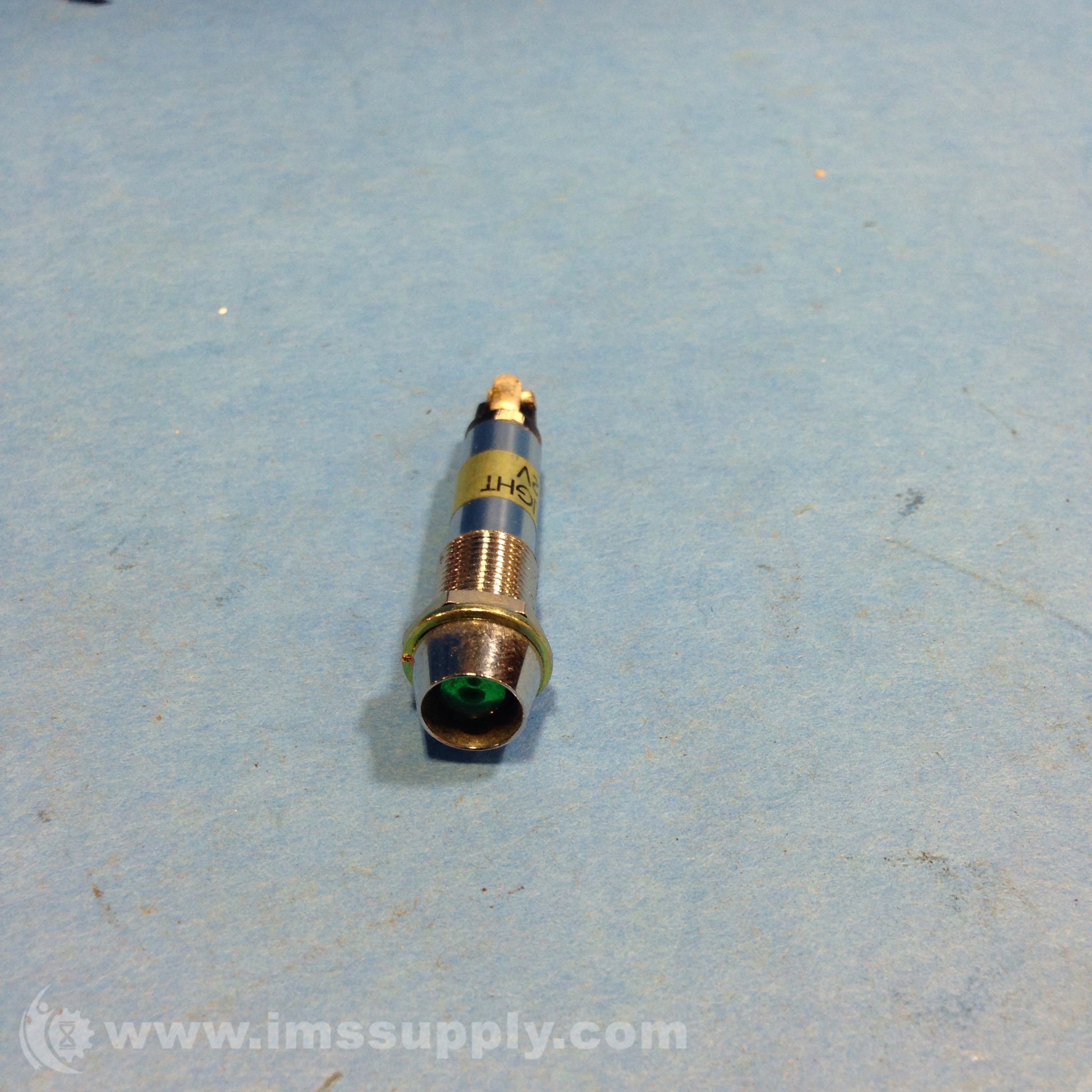 Dialight 607-1212-330F 12V Green LED 7mm PMI with Gasket - IMS Supply