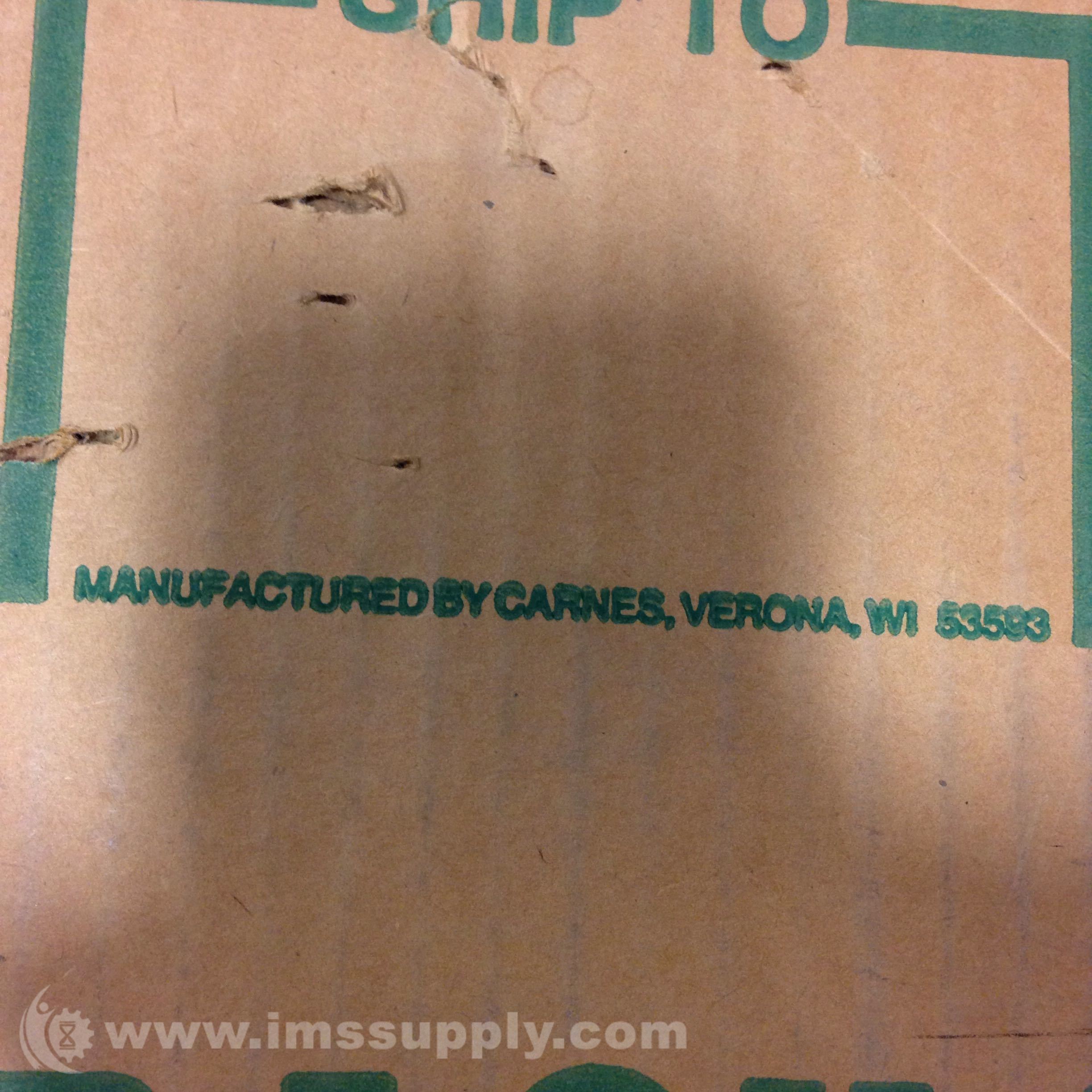 Carnes Company Square Louvered Diffuser, with 12 Round Neck - IMS Supply