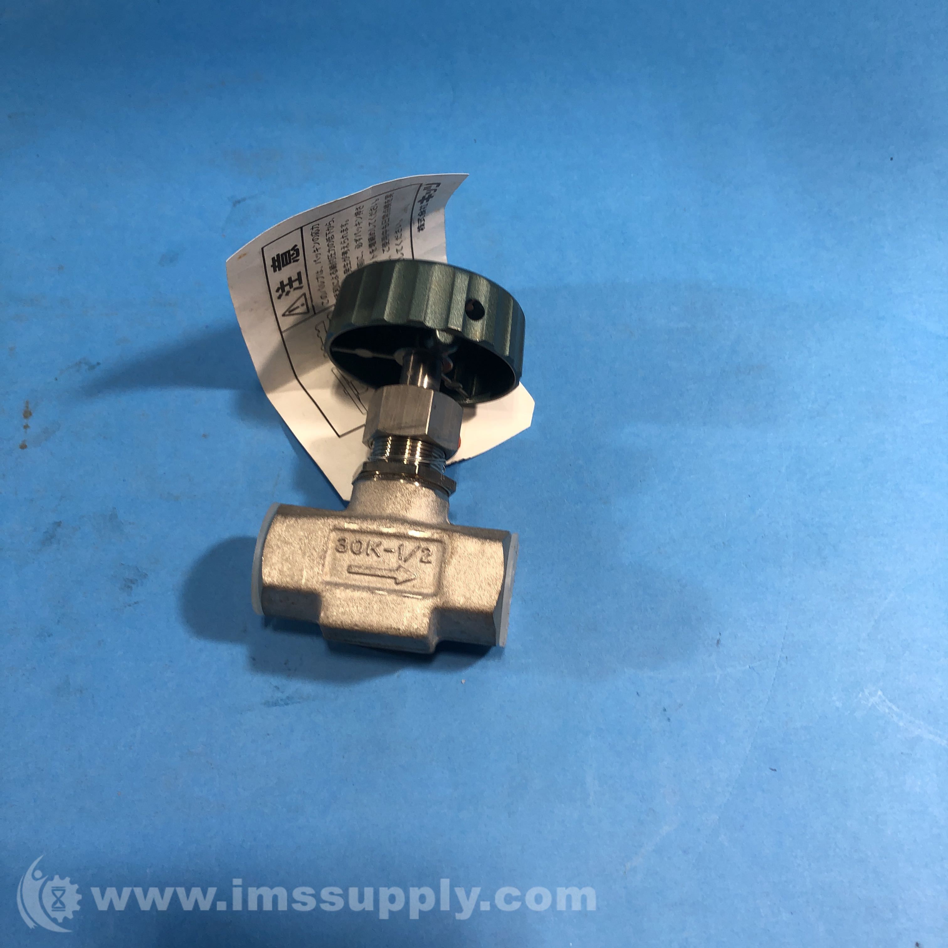 Kitz UN3-AP Needle Valve 30K Stainless Steel - IMS Supply
