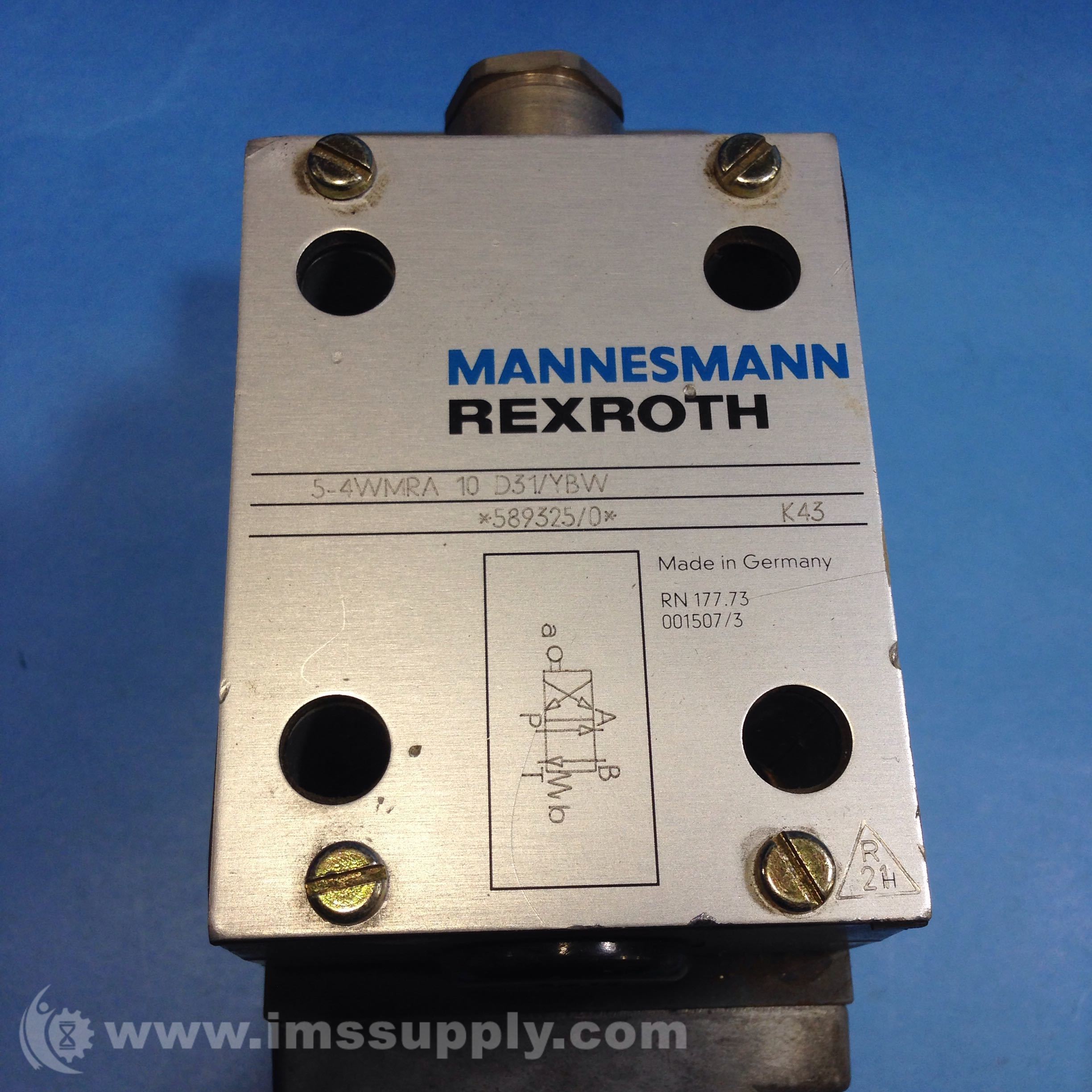Mannesmann Rexroth 5-4WMRA Lever Operated Directional Spool Valve - IMS ...