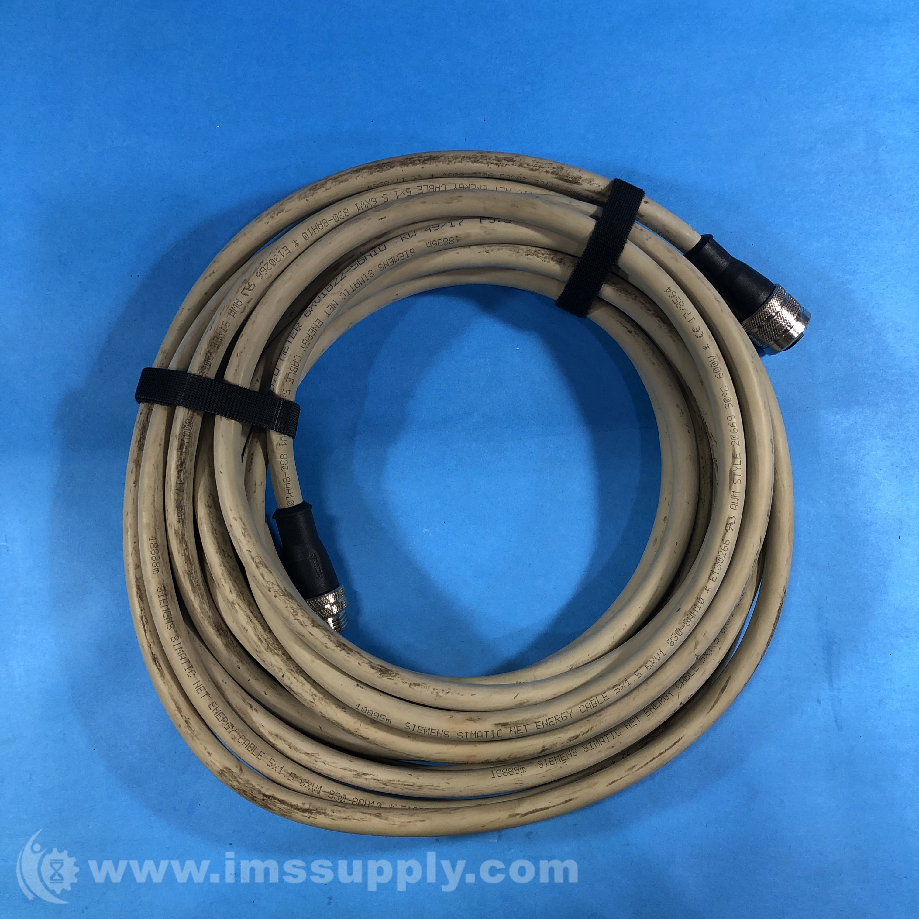 Siemens 6XV1822-5BN10 7/8 10M LG Plug-in Cable for Power supply - IMS ...