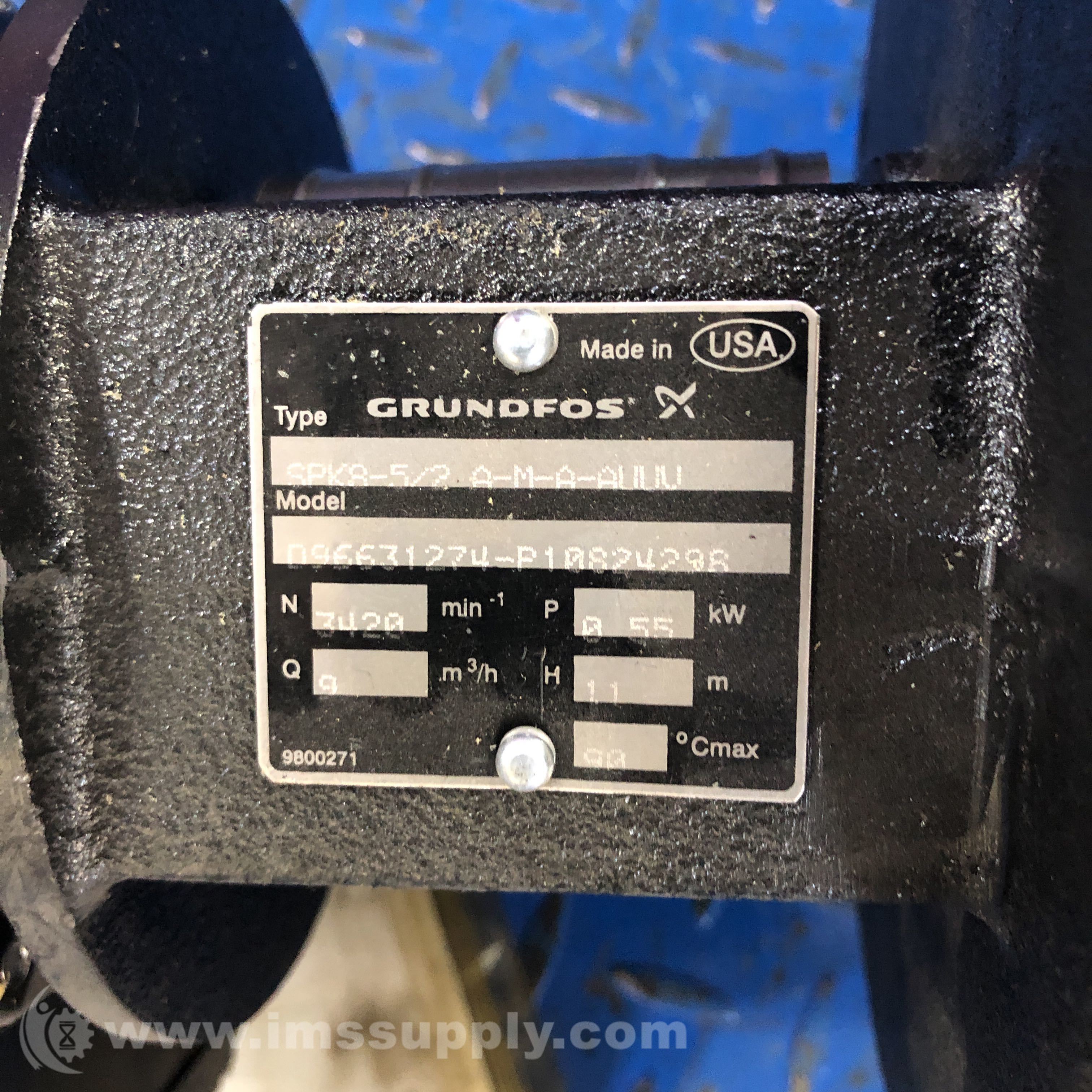 Grundfos SPK8-5/2 A-M-A-AUUV Vertical Immersible Pump - IMS Supply