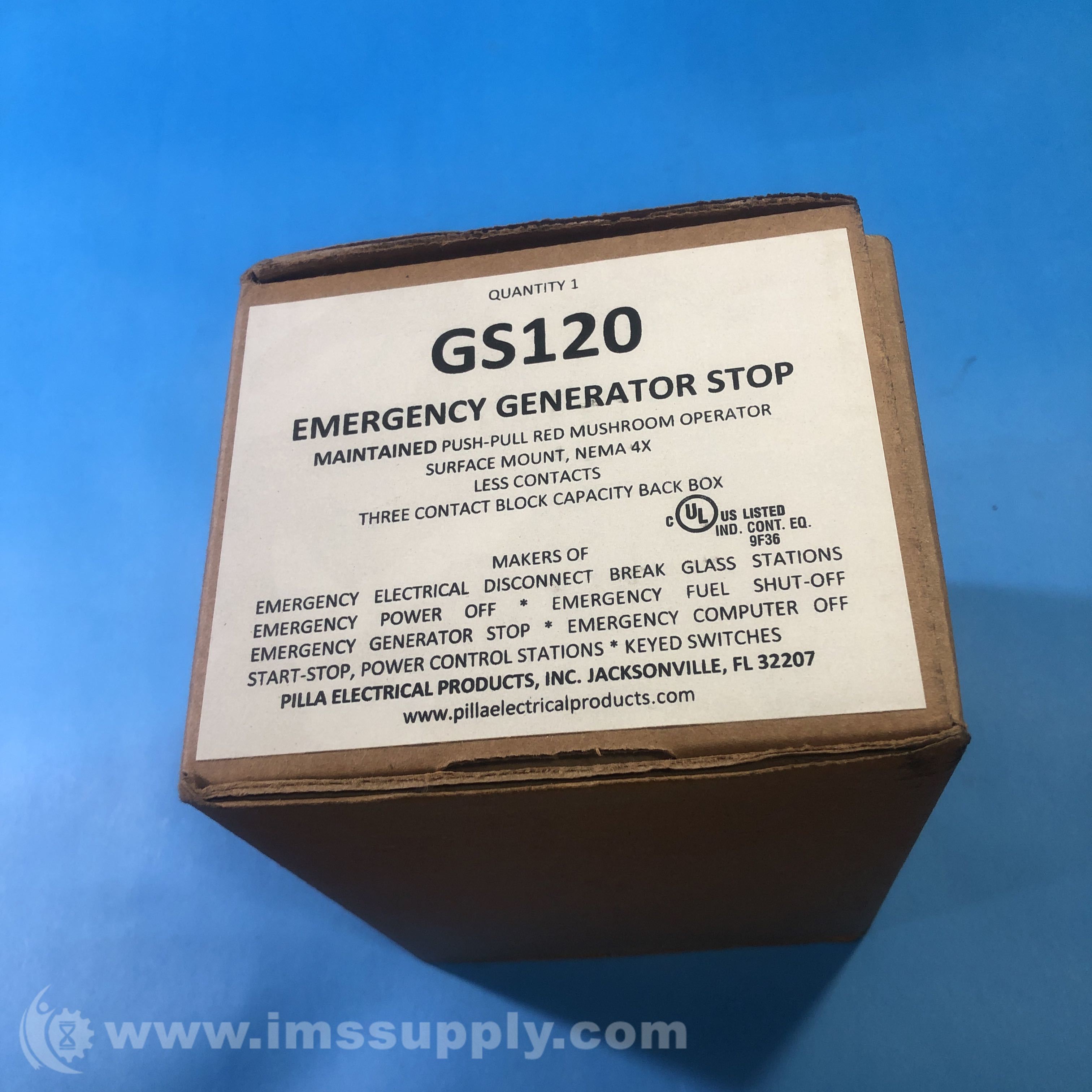 Pilla Electrical Products GS120 Push Button Operator Station - IMS Supply