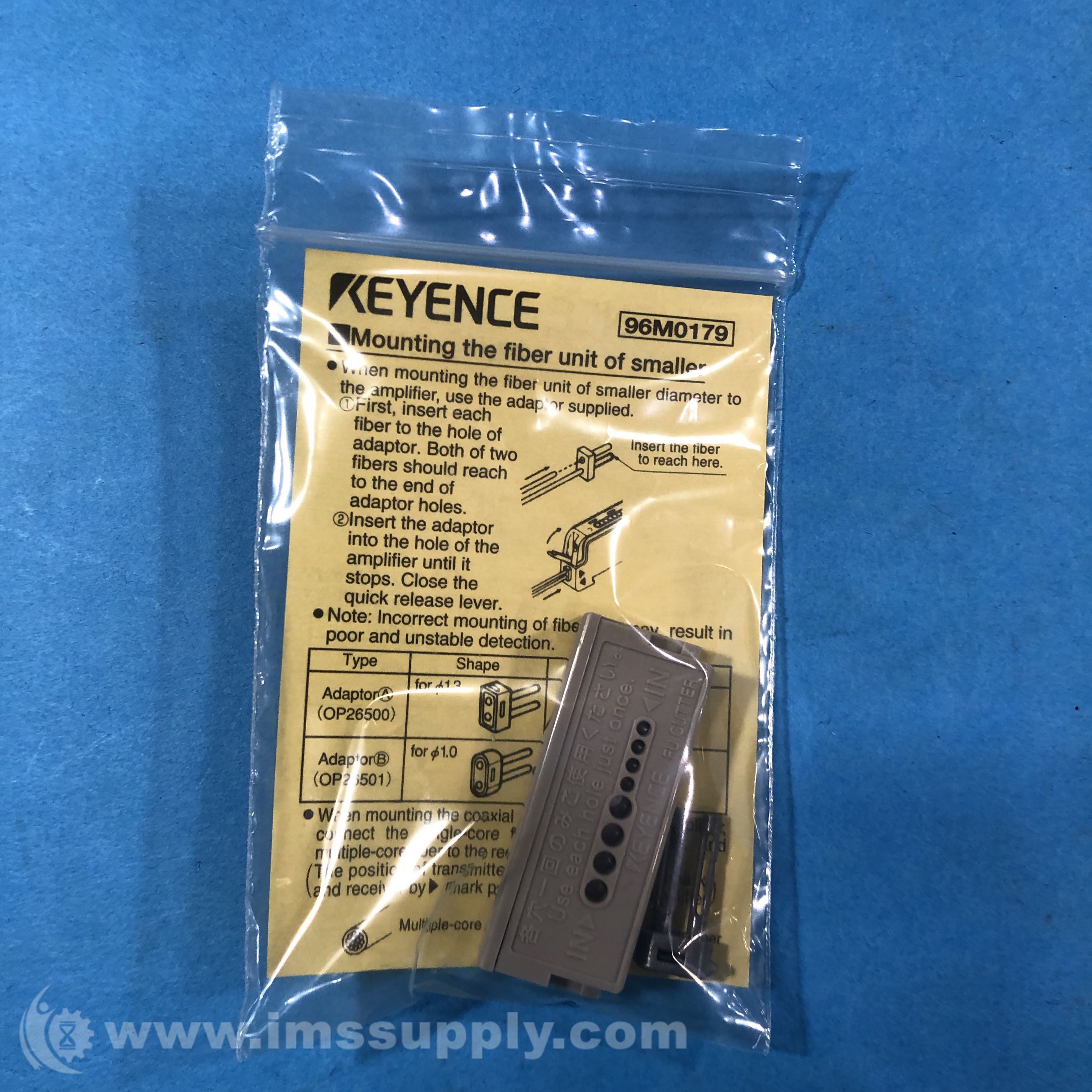 Keyence FU-31 Reflective Fibre Unit - IMS Supply