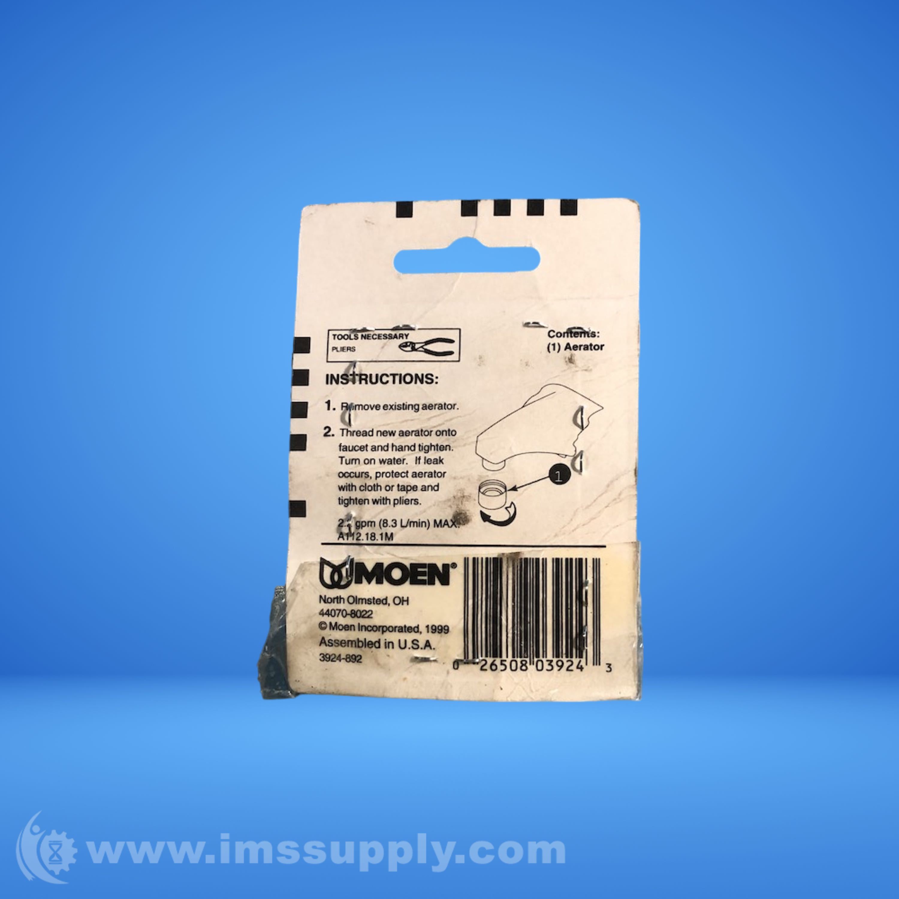 Moen 3924 Aerator - IMS Supply