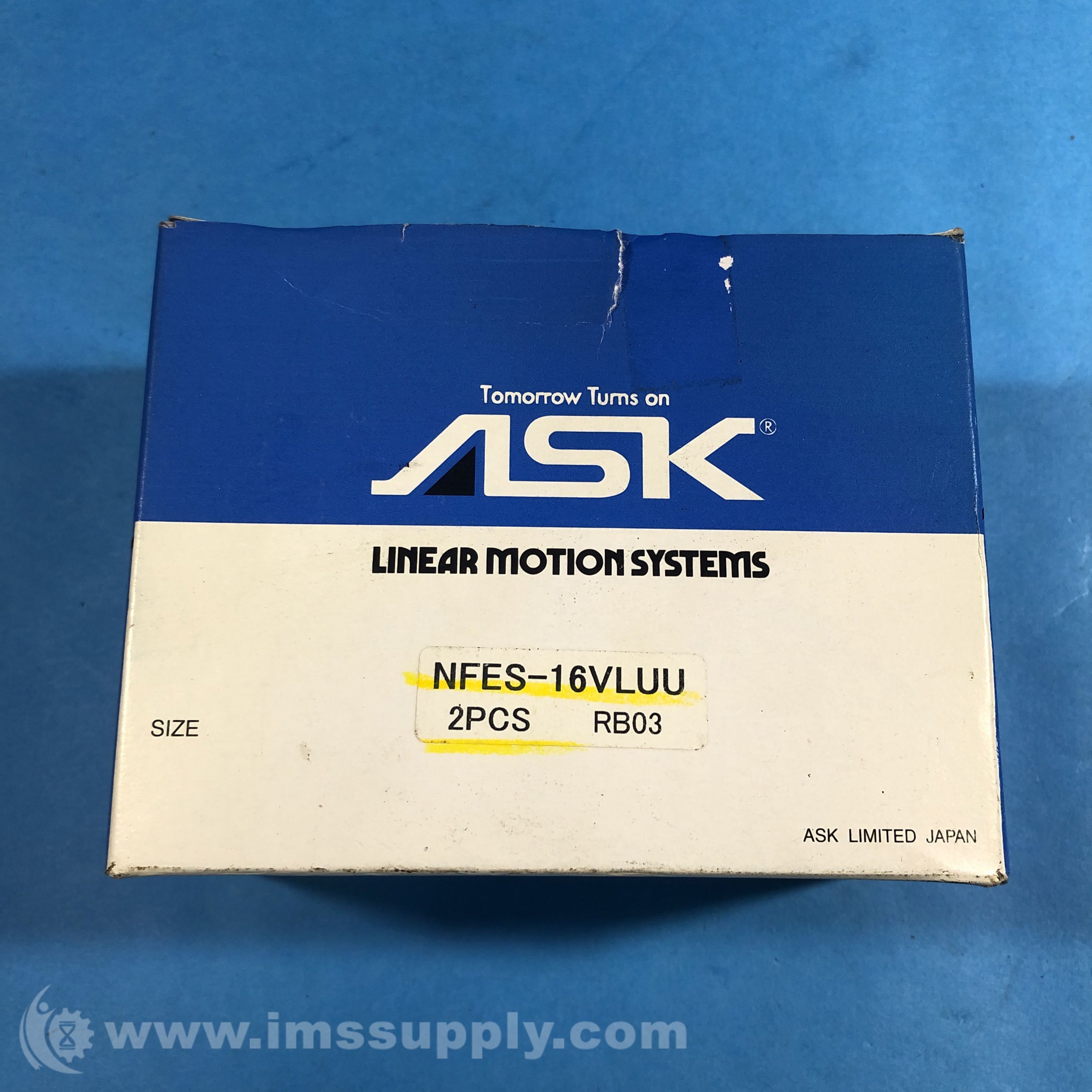 ASK NFES-16VLUU Pack of 2 Ball Bearing Bushing Flange - IMS Supply