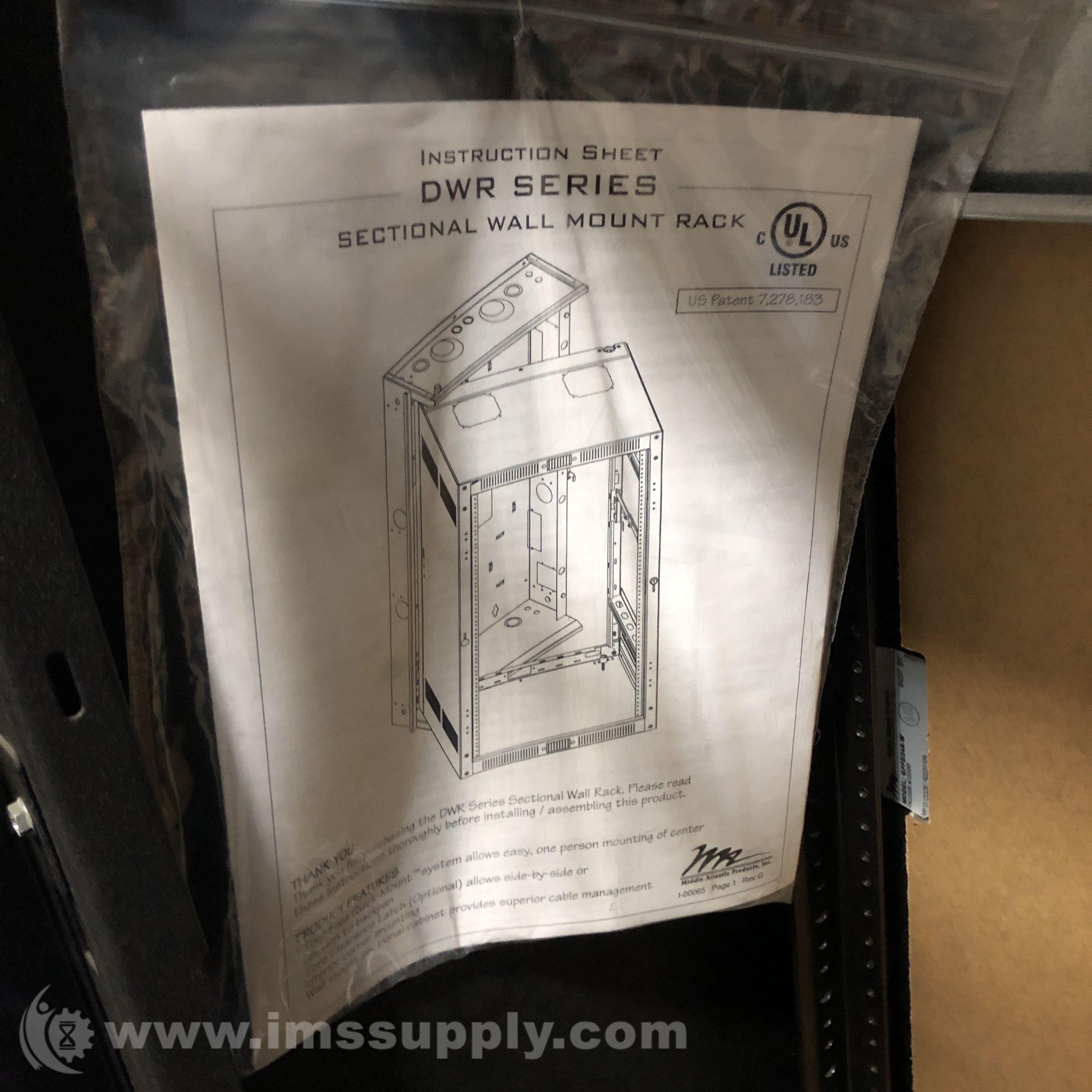 Middle Atlantic Products MIDDWR2426 Sectional Wall Mount Rack - IMS Supply