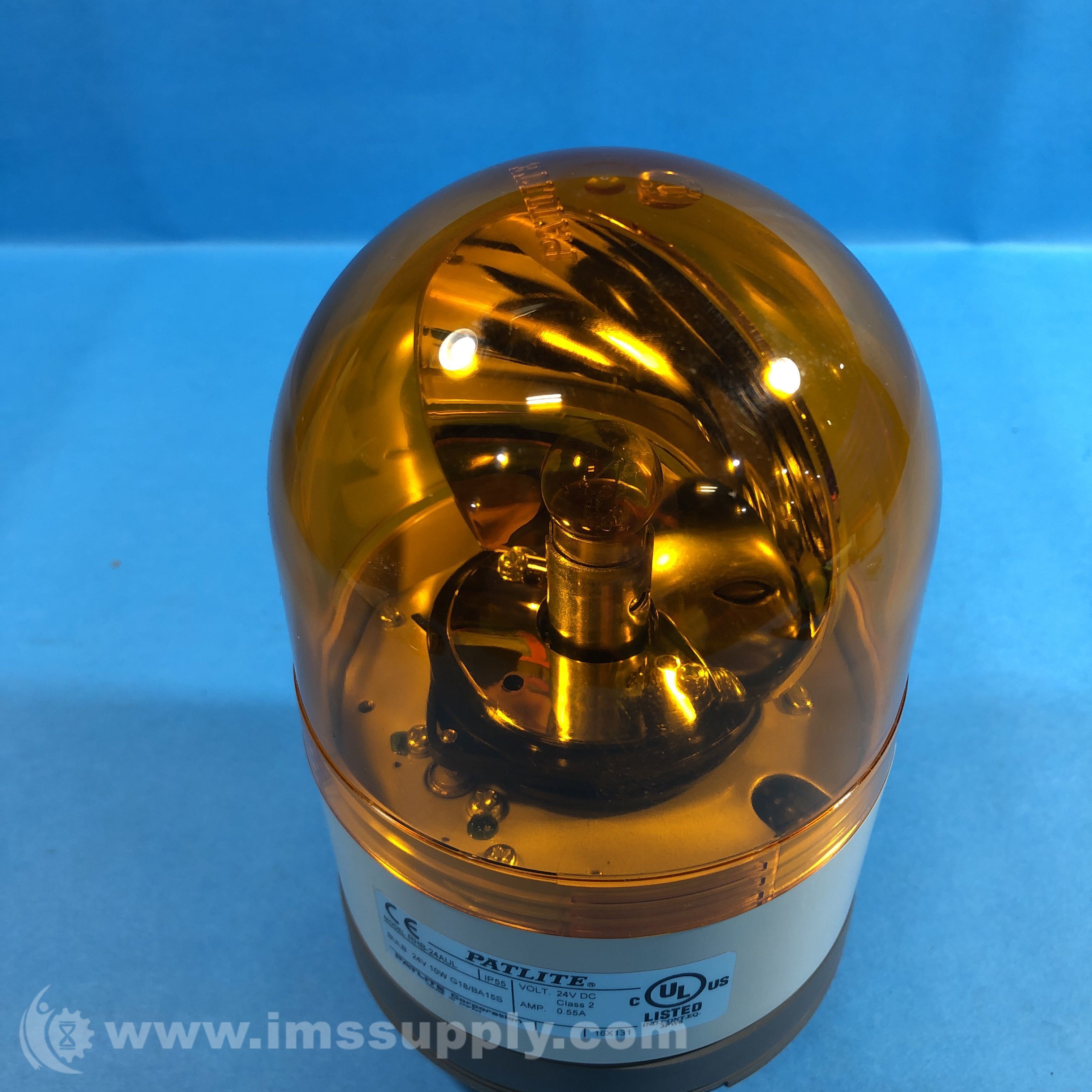 Patlite RHB-24AUL-Y Rotating Beacon - IMS Supply