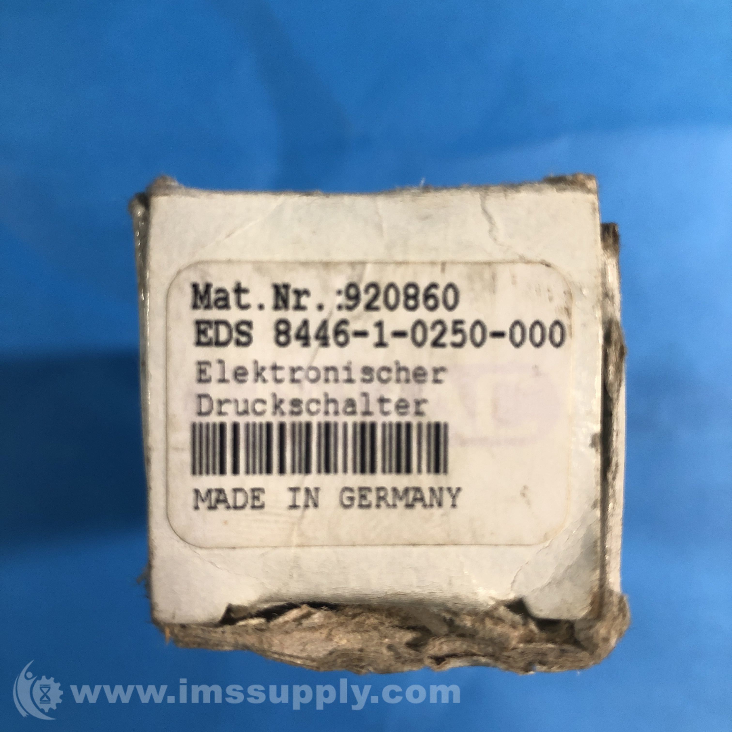 Hydac EDS 8446-1-0250-000 Electronic Pressure Switch - IMS Supply