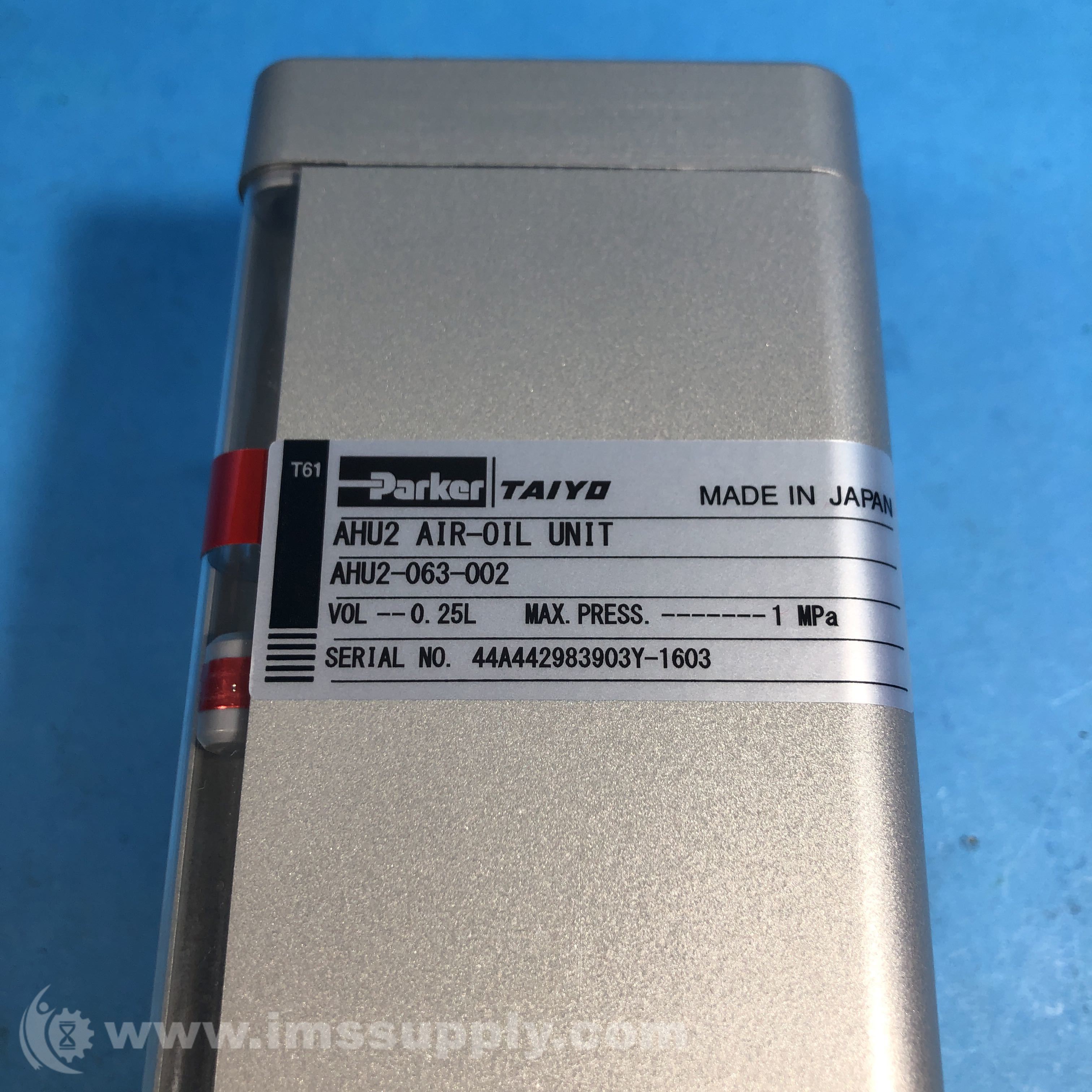 Parker AHU2-063-002 Air Oil Unit - IMS Supply