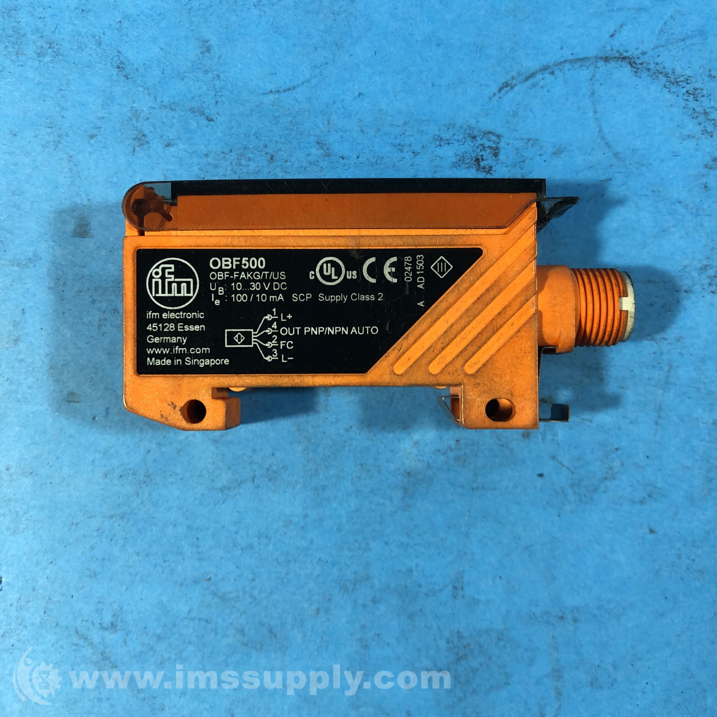 Ifm OBF500 FIber-Optic Amplifier - IMS Supply