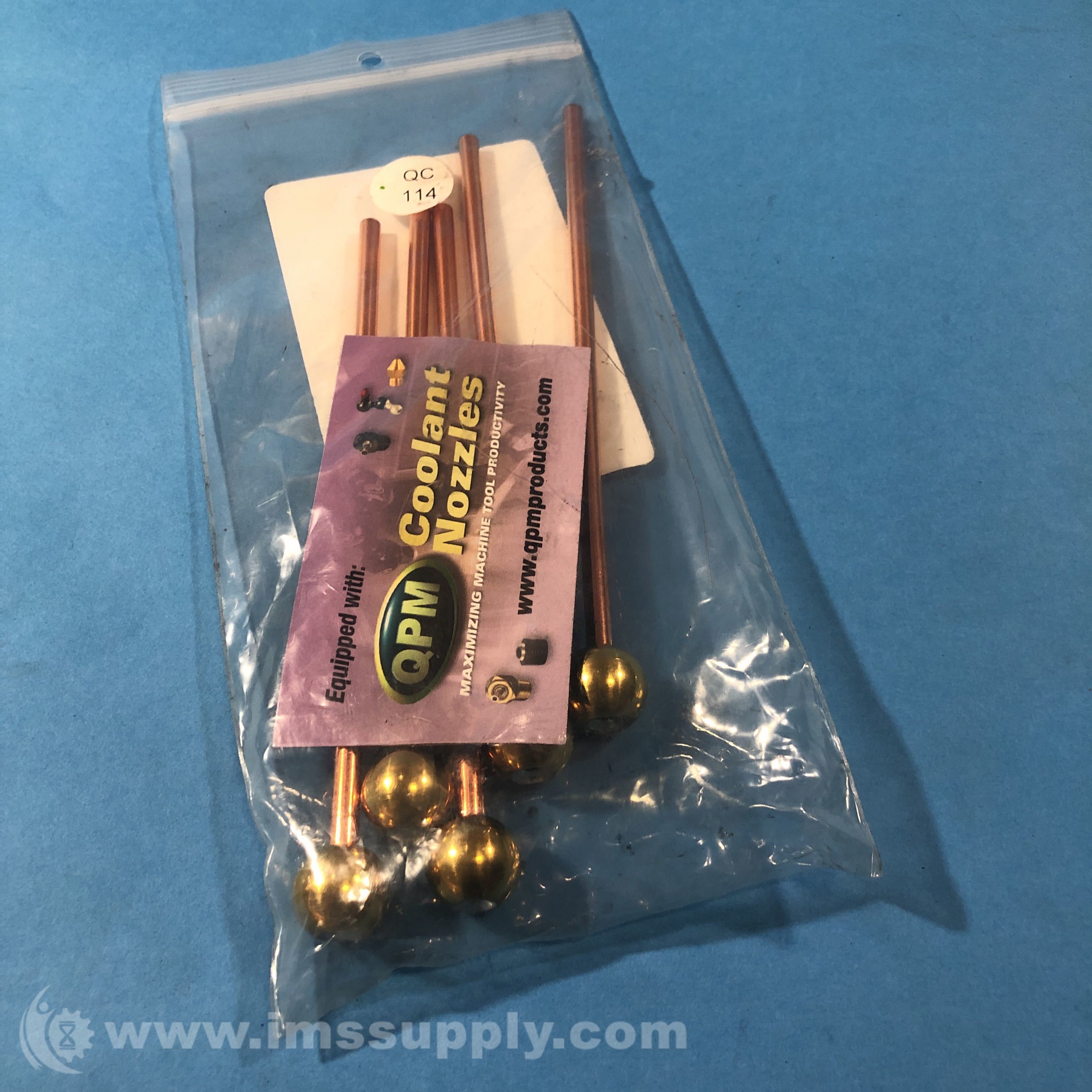 QPM LP05534 Lollipop Screw-Lock Ball Coolant Nozzle, Pack of 5 - IMS Supply