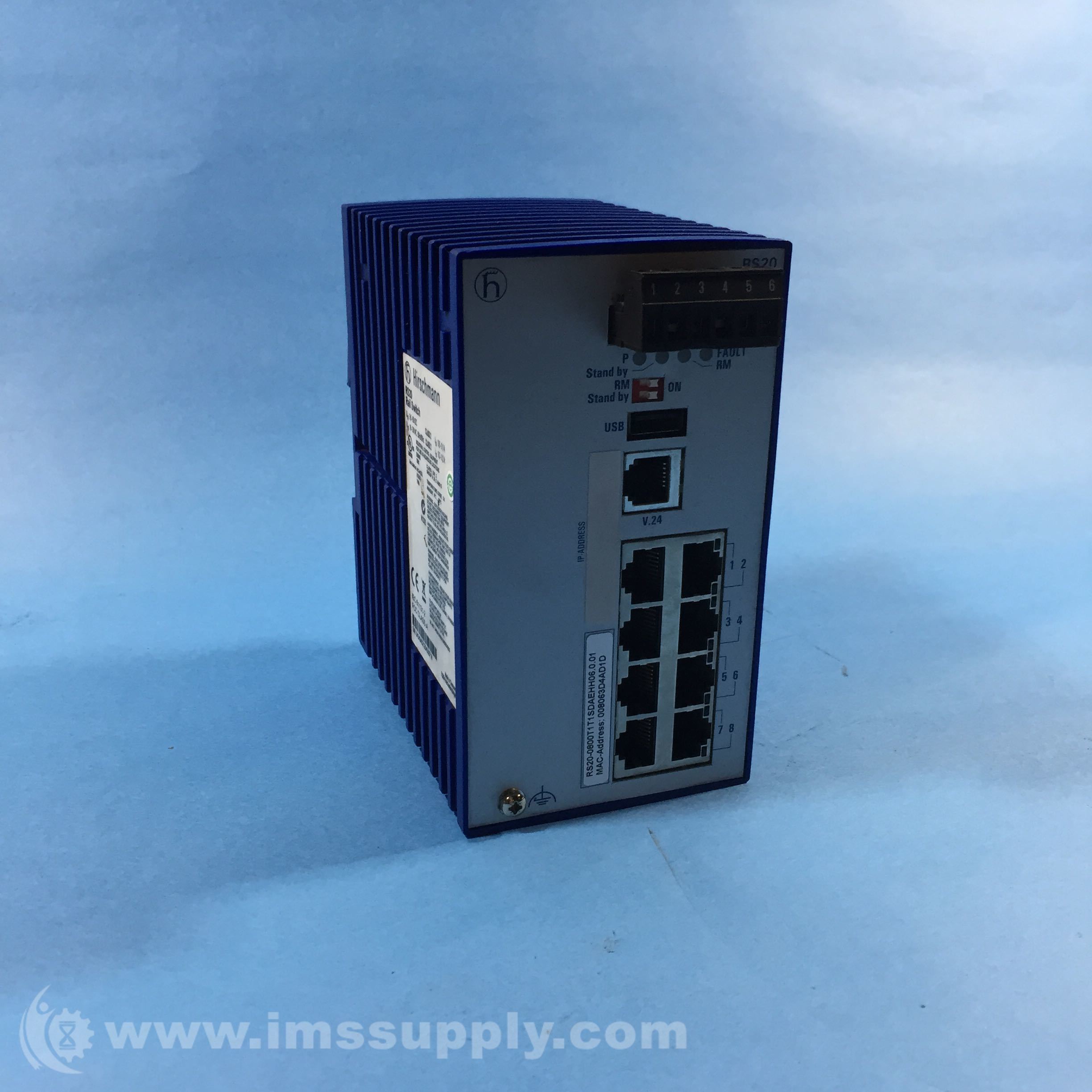Hirschmann RS20-0800T1T1SDAEHH06.0.01 Ethernet Rail Switch - IMS Supply