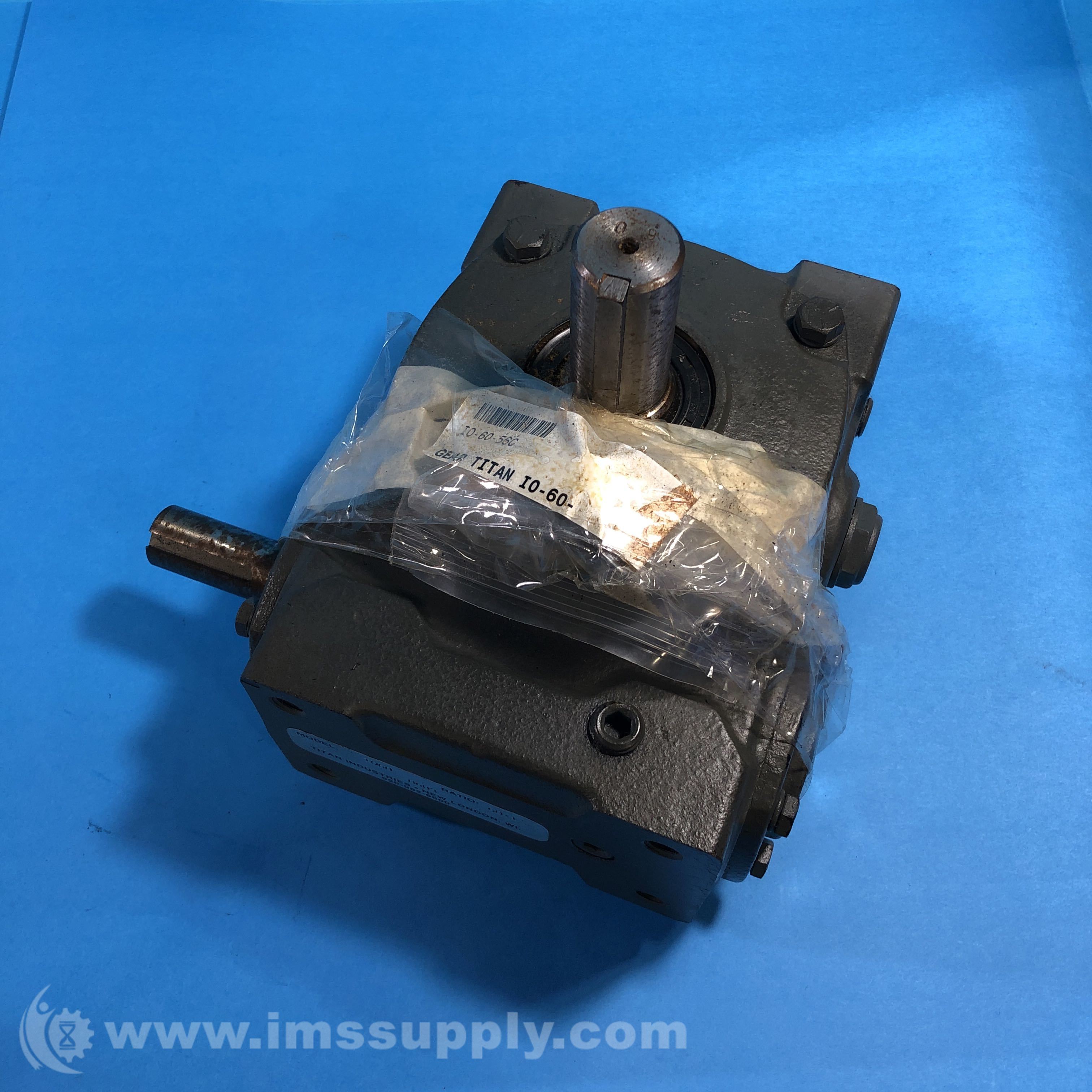 Titan Industries Inc I0-60-56C Gear Reducer, Ratio 60:1 - IMS Supply