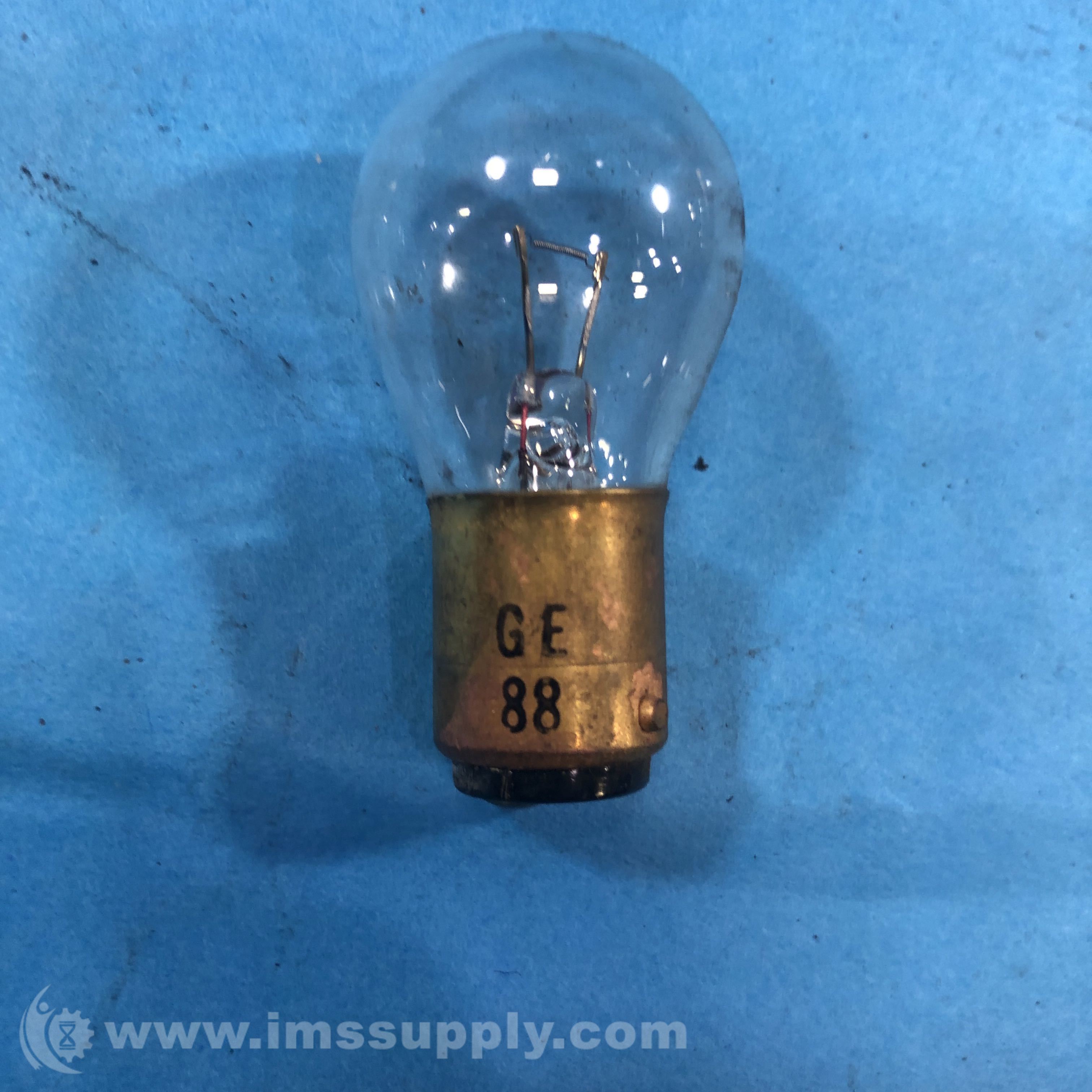 General Electric 88 Pack of 10 Bulb 6.8V 1.91AMP S8 BA15D - IMS Supply