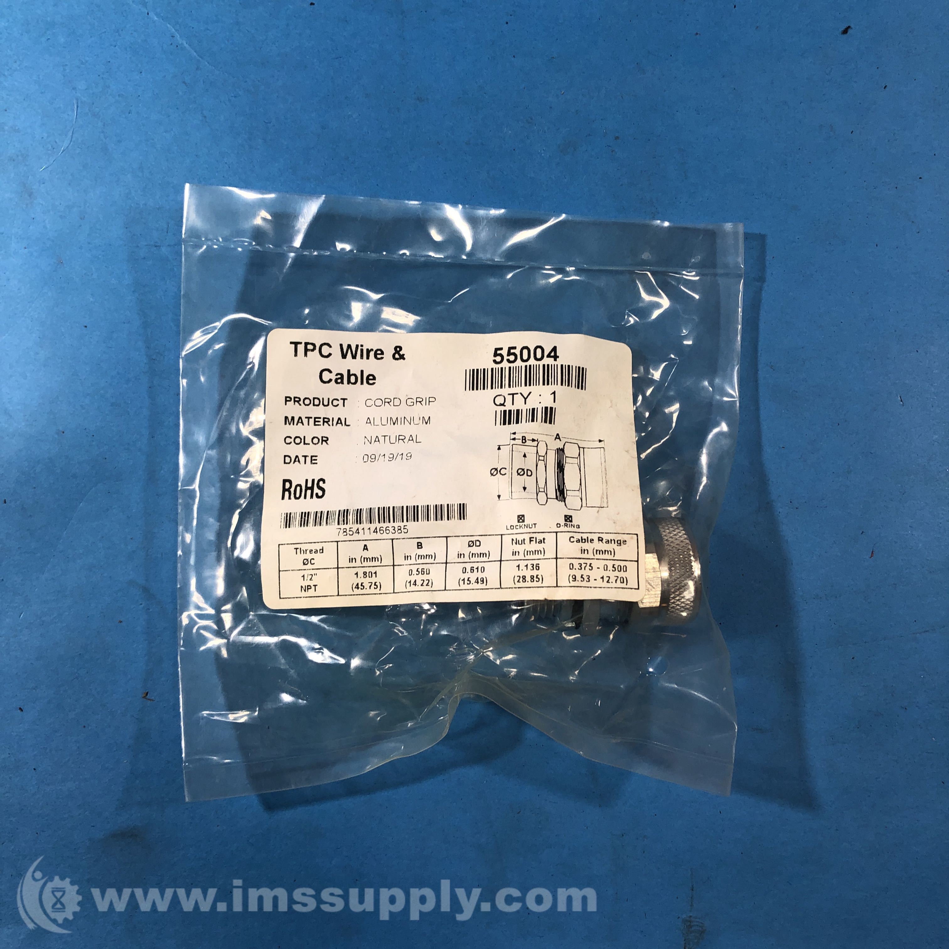 TPC Wire & Cable 55004 Grip Seal Connector - IMS Supply