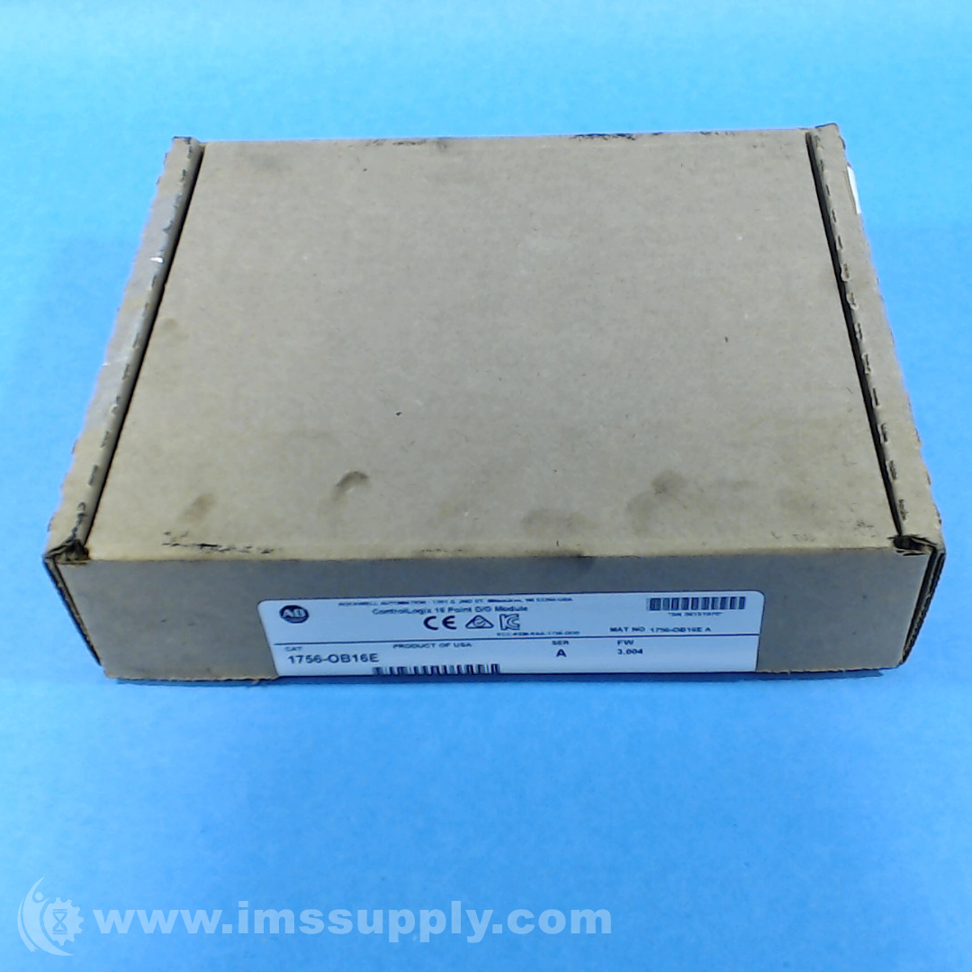 Allen Bradley 1756-OB16E I/O Module, ControlLogix - IMS Supply