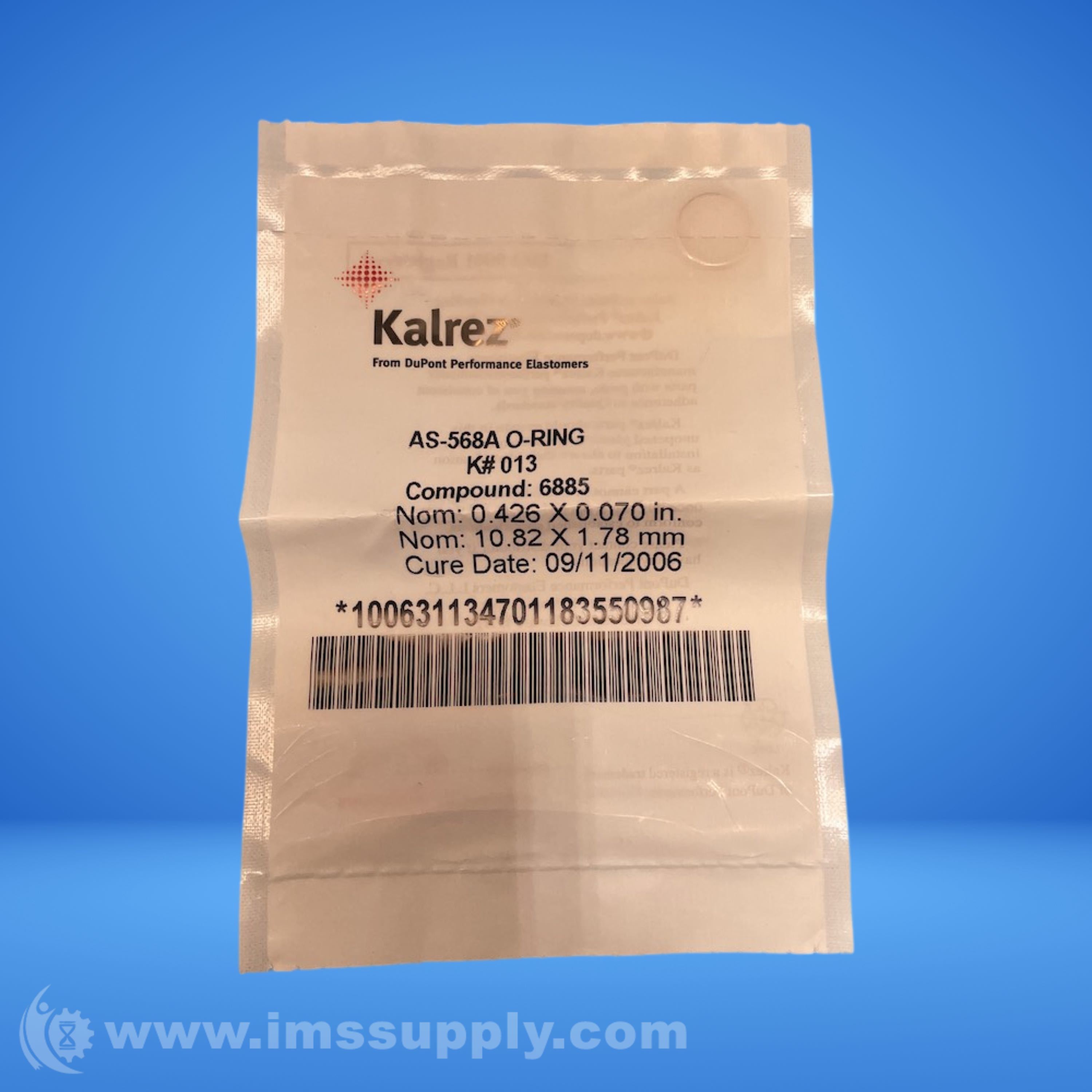 Dupont K# 013 Kalrez AS-568 O Ring - IMS Supply