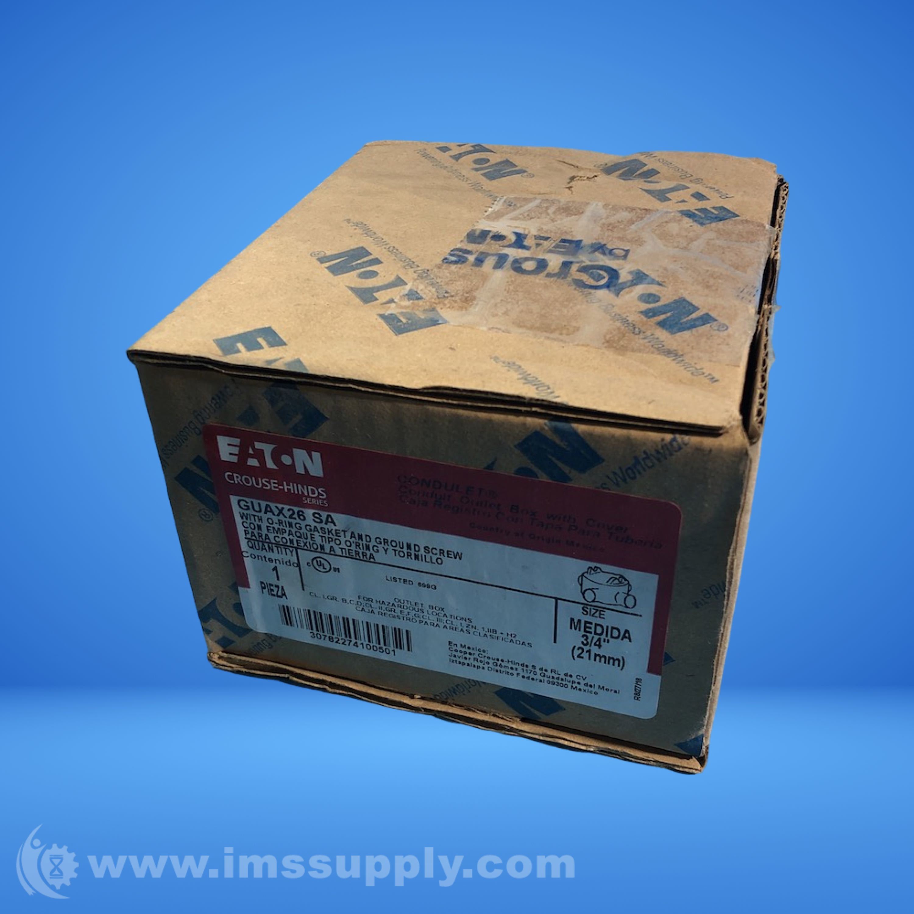 Eaton Corporation GUAX26 SA Conduit Outlet Box - IMS Supply