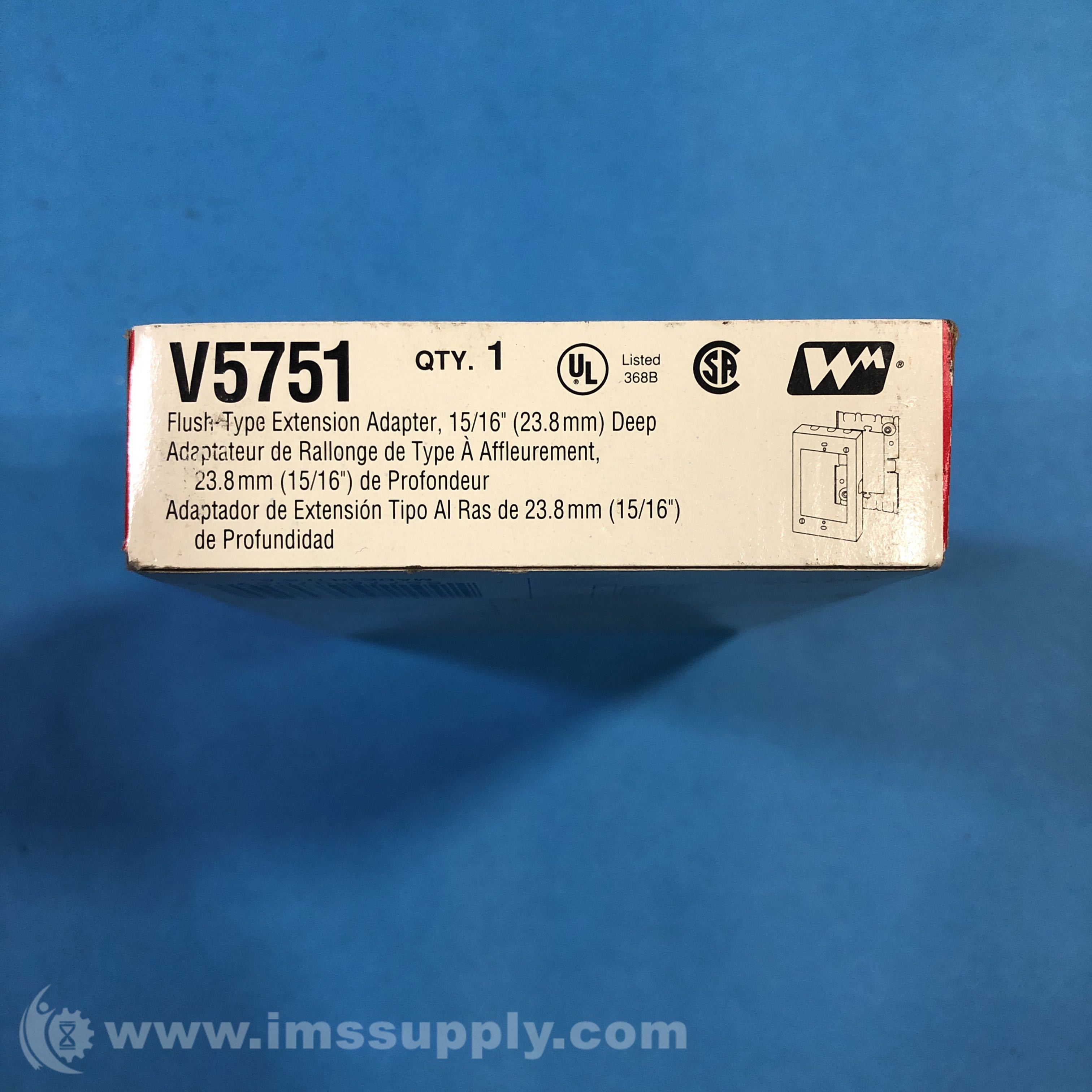 Wiremold V5751 Cable Trunking Accessory Steel Extension Adapter - IMS ...