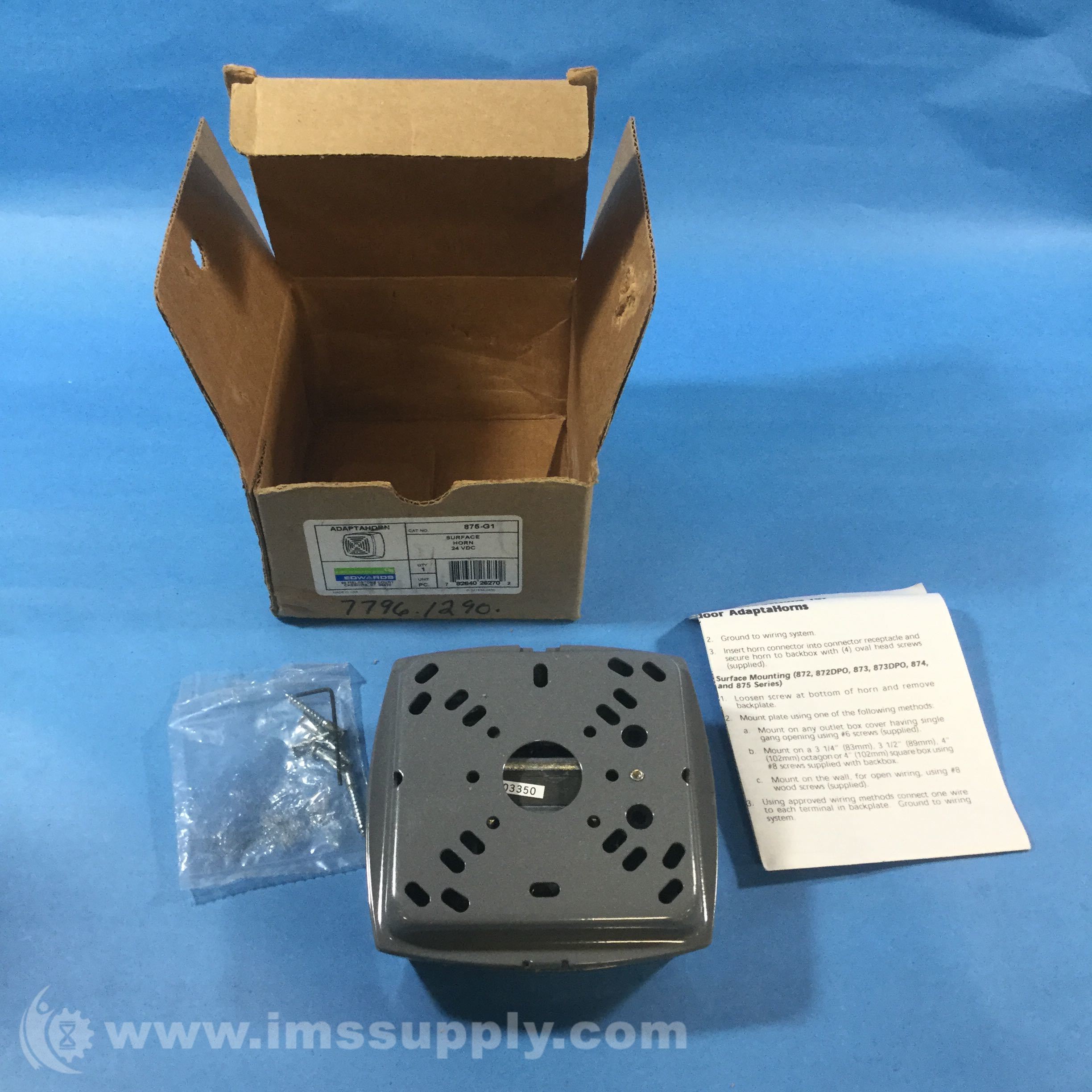 Edwards Signaling 875-G1 24VDC Horn - IMS Supply