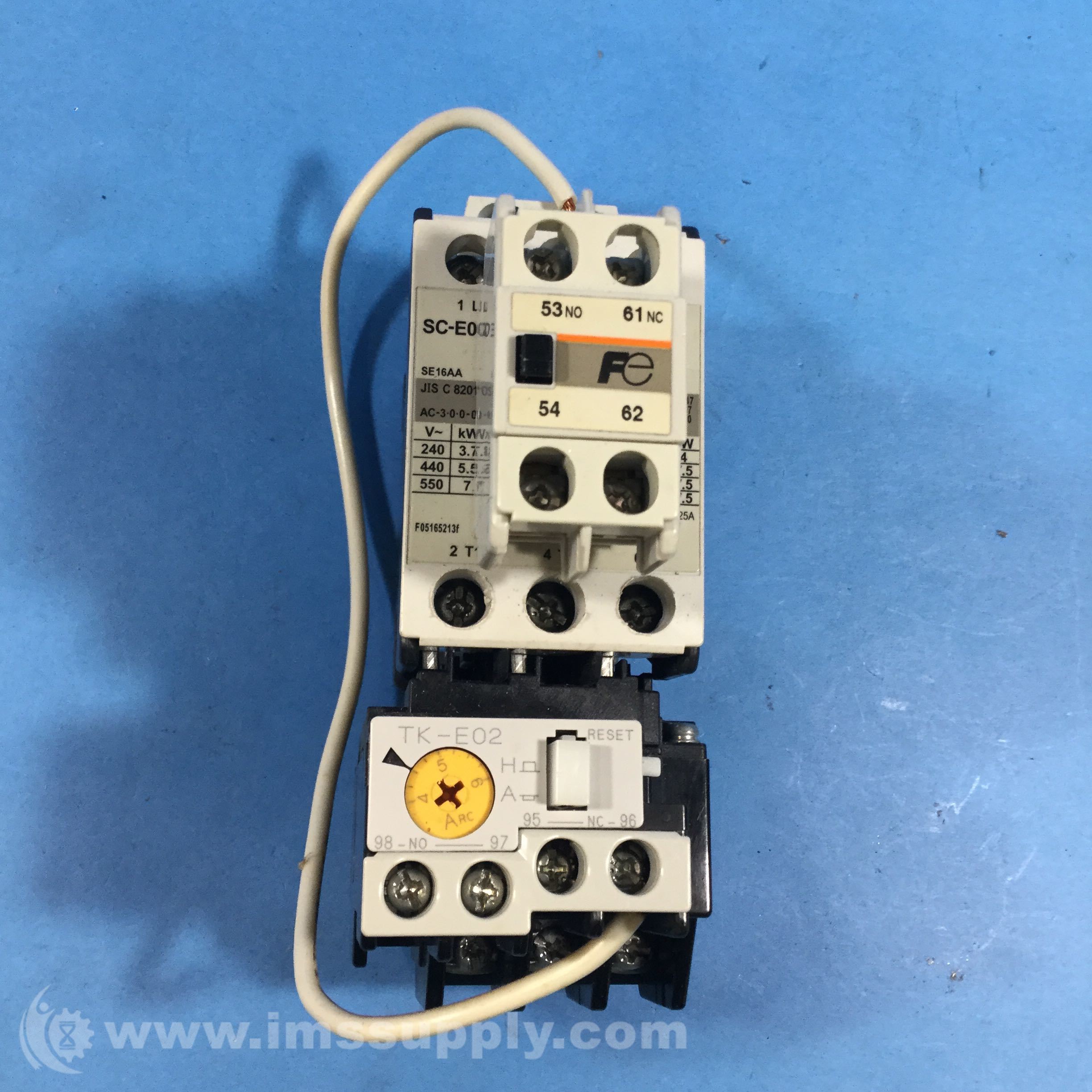 Fuji Electric SC-E04 Contactor 25AMP 24VDC Coil - IMS Supply