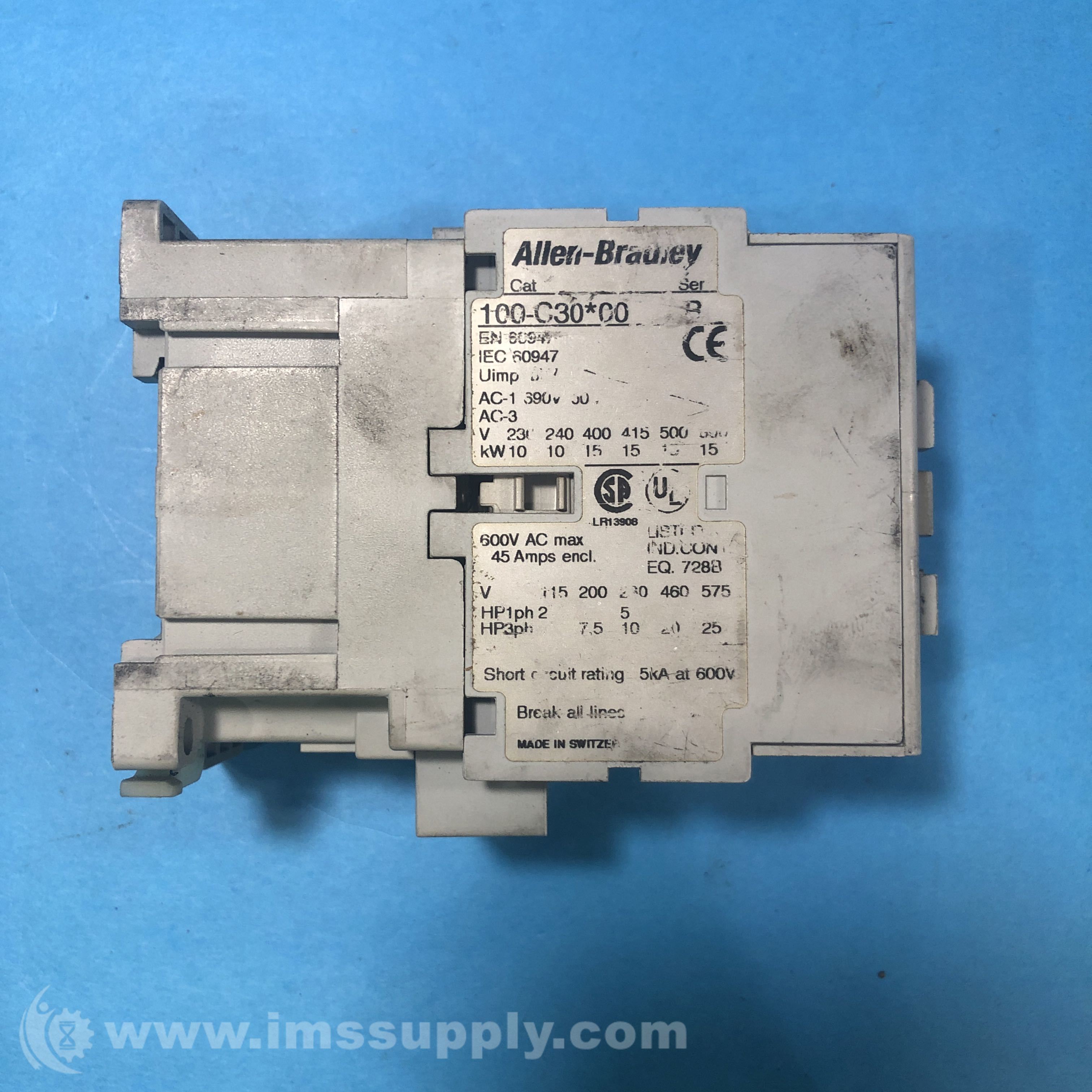 Allen Bradley 100-C43*00 Series B Contactor - IMS Supply