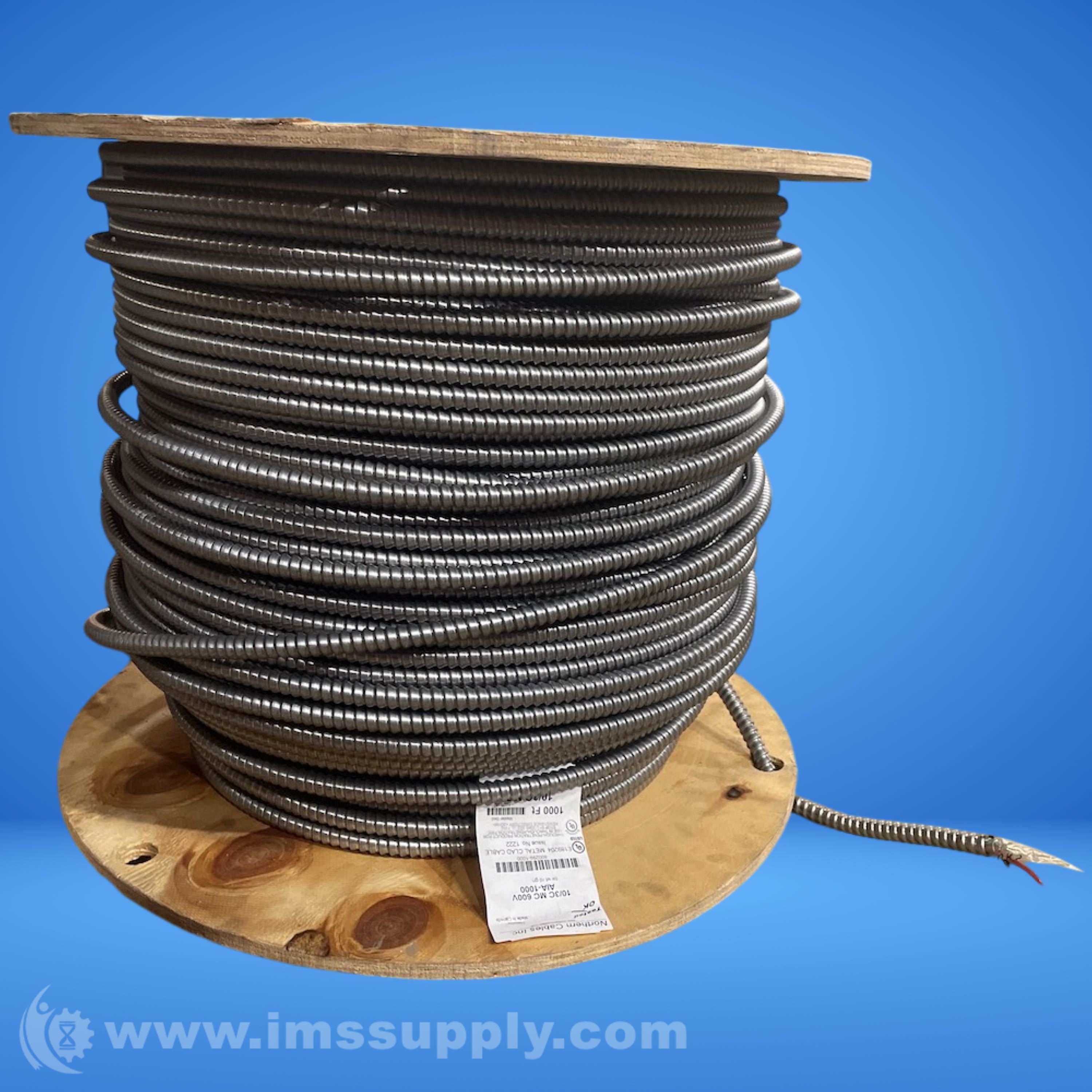 Northern Cables 10/3C MC 600V 3-Conductor MC Cable - IMS Supply