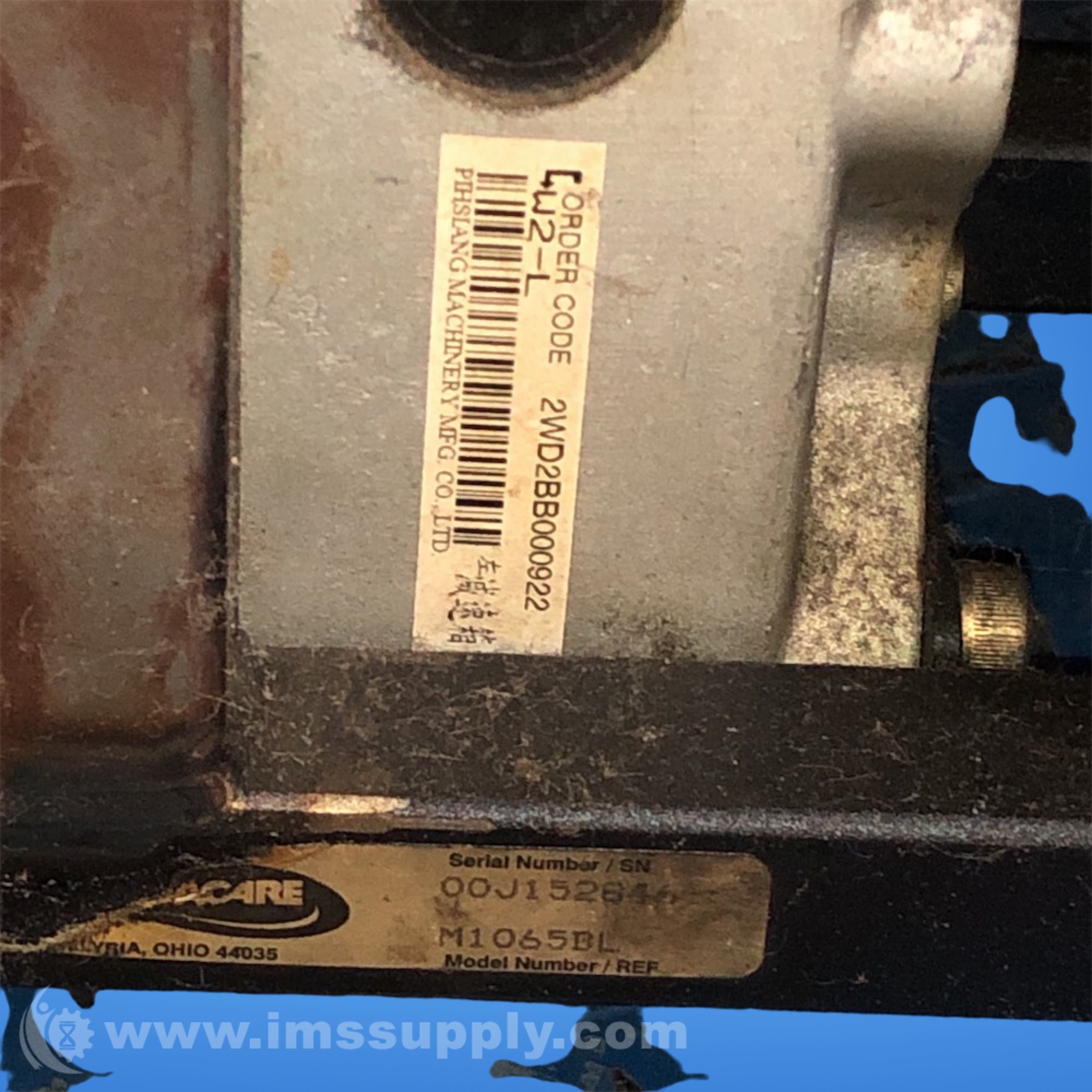 Pihsiang Machinery Mfg. Co., Ltd. M1065BL - IMS Supply