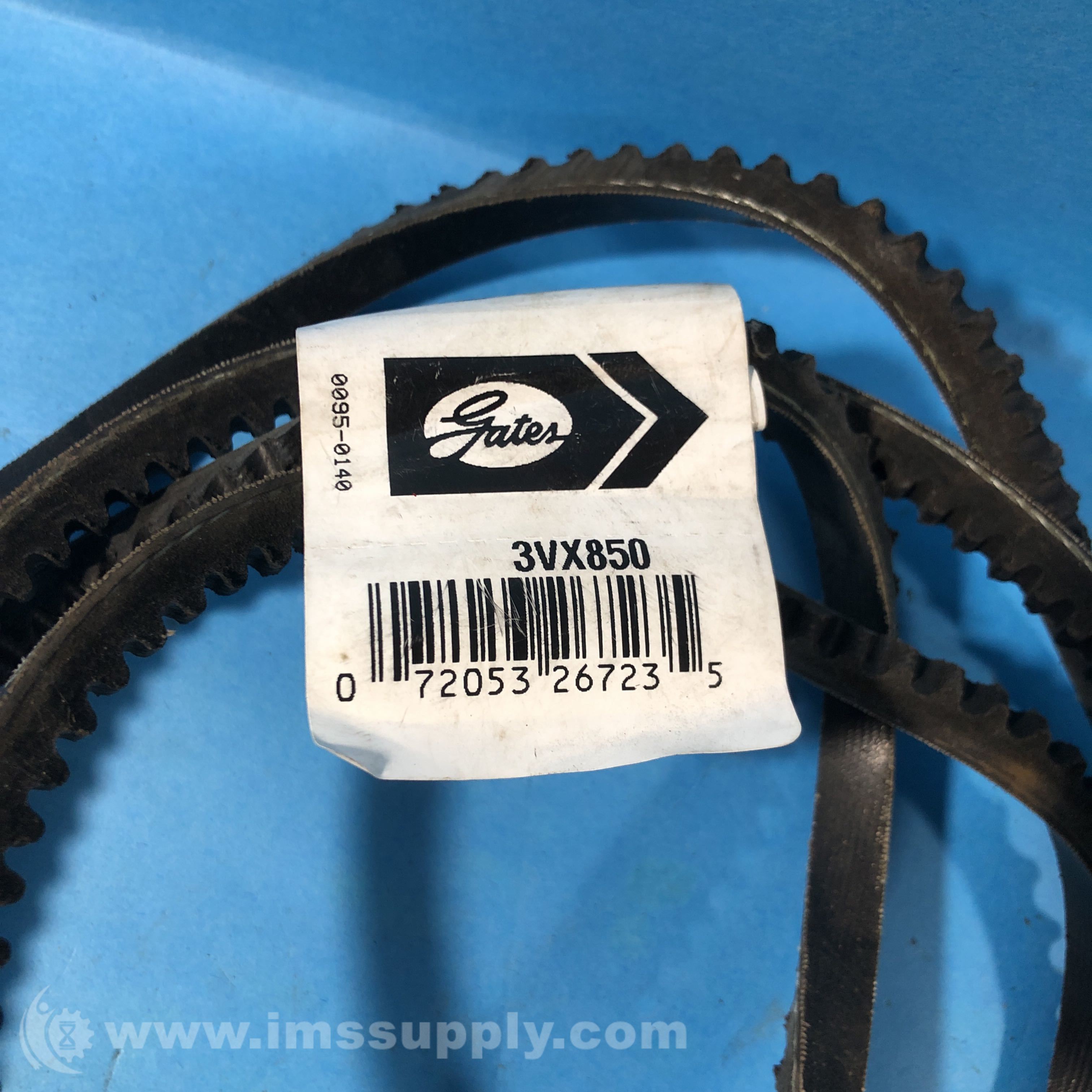 Gates 3VX850 Notched V Belt - IMS Supply