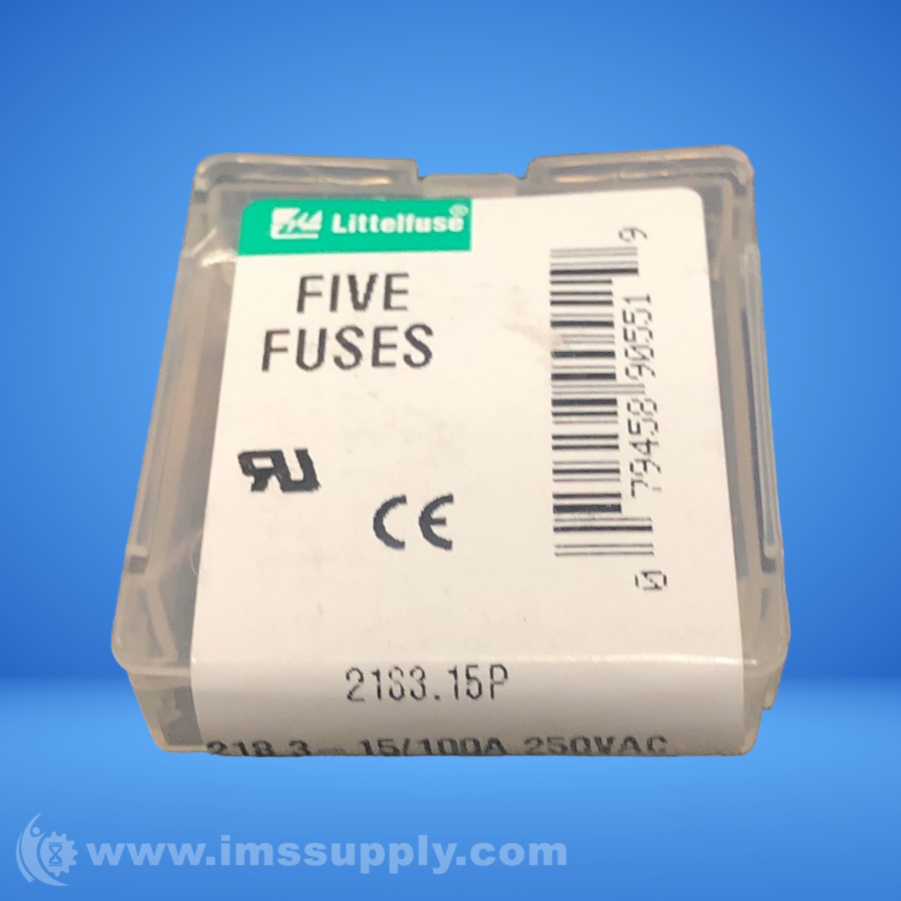 Littelfuse 218 Box of 5 - IMS Supply