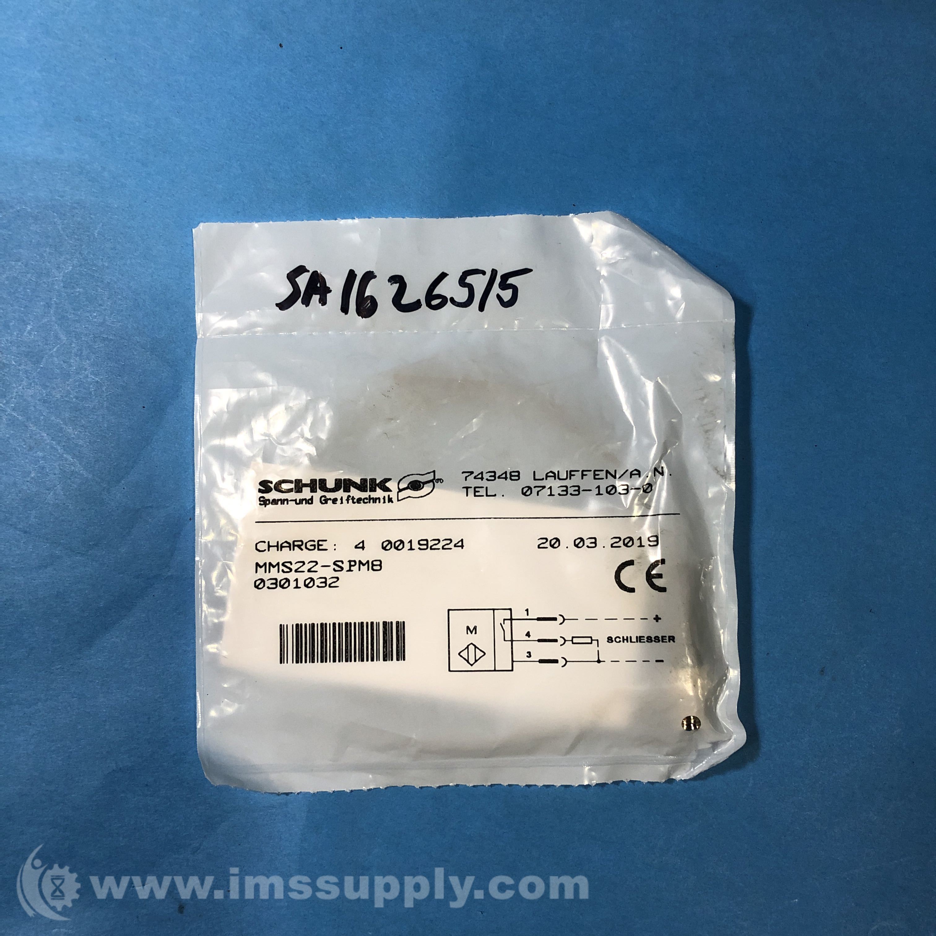 Schunk MMS22-SPM8 Magnetic Sensor - IMS Supply