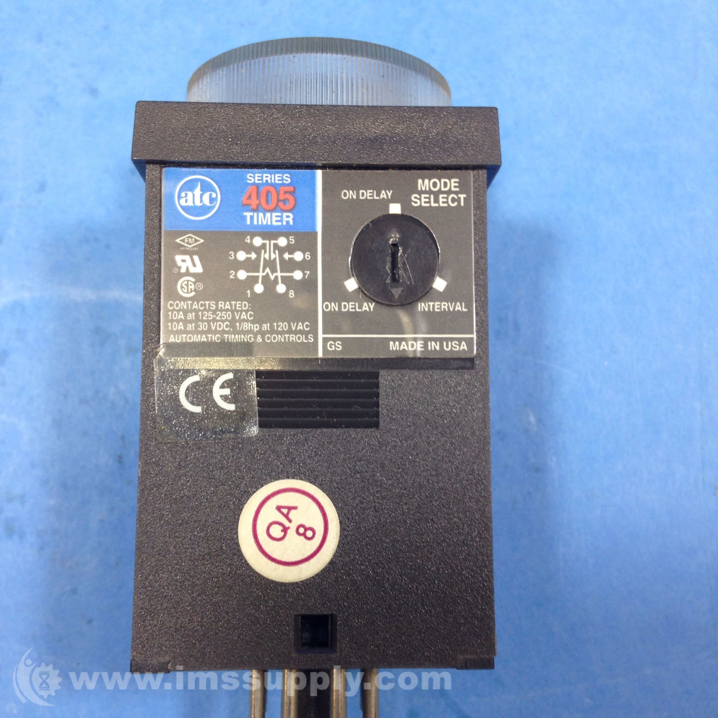 Atc 405C-100-F-2-X Time Delay Relay - IMS Supply