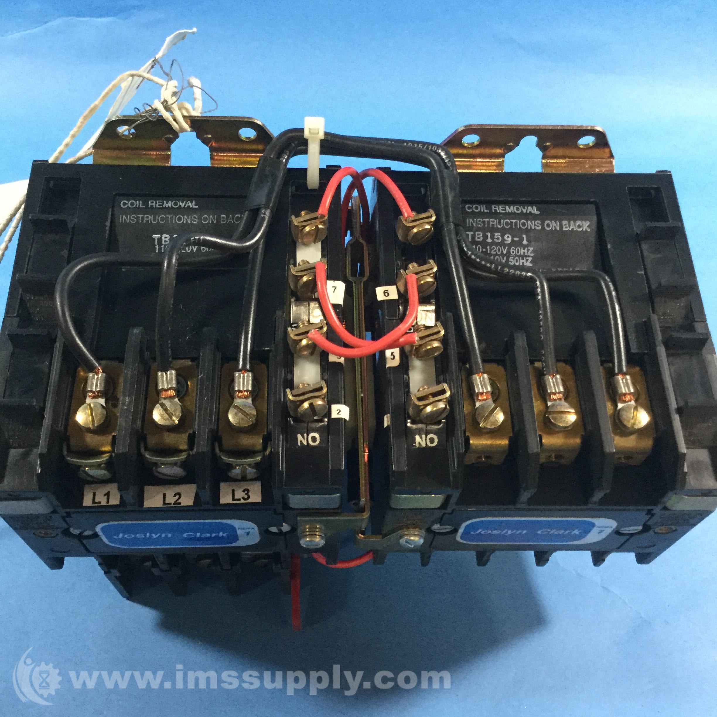 Joslyn Clark T30U031 Reversing Contactor, 600VAC, 3PH, 460V@10HP - IMS ...