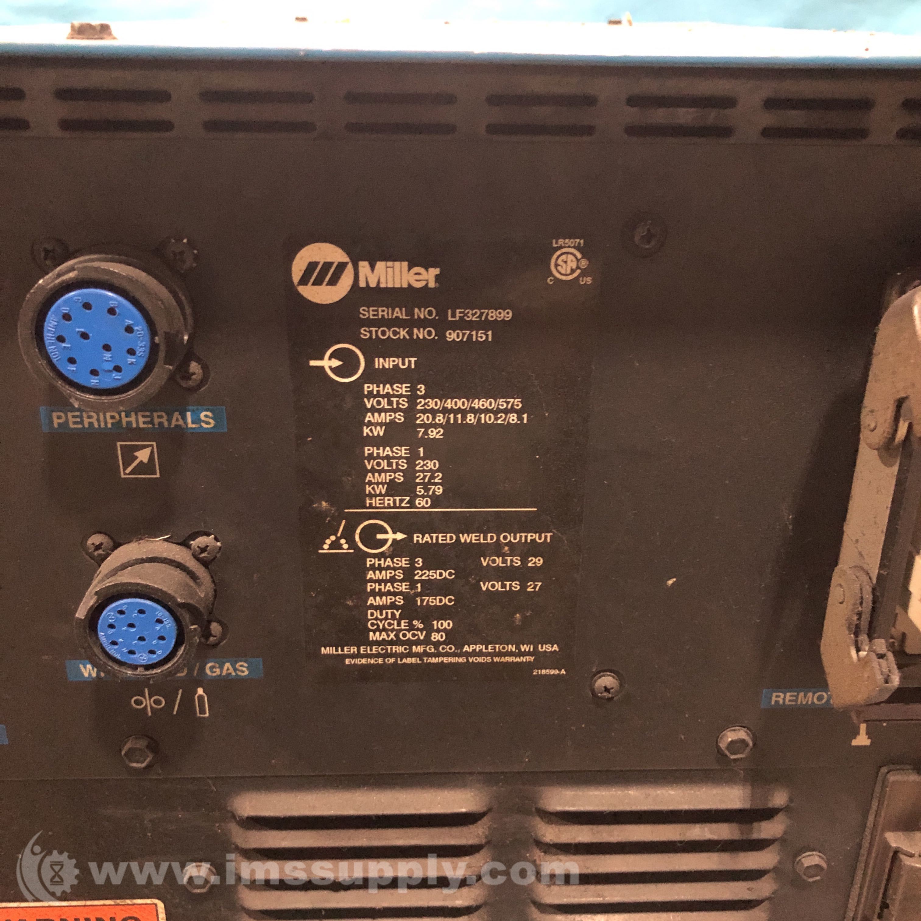 Miller 907151 Auto-Axcess 300 MIG Welder Power Source - IMS Supply