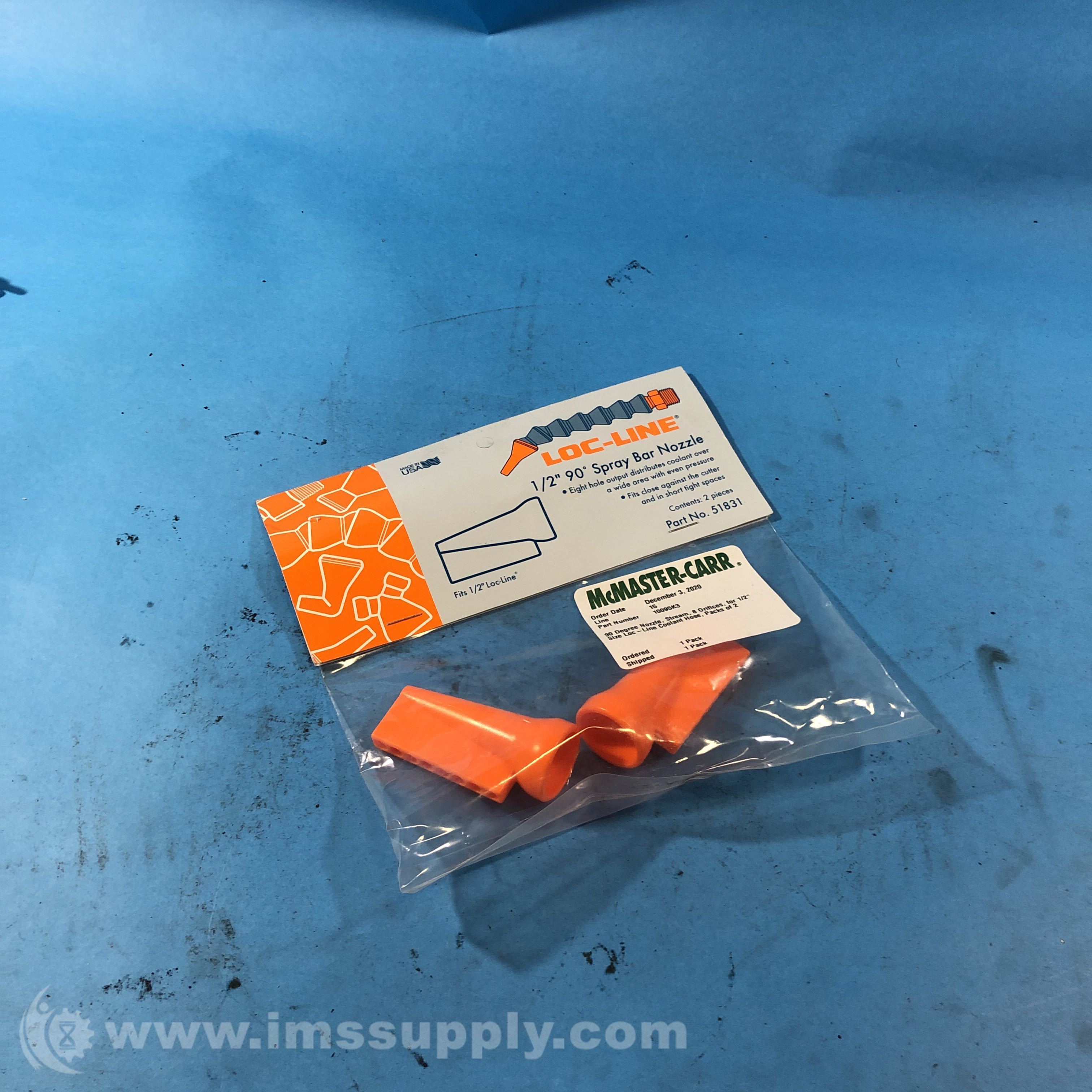 McMaster-Carr 10095K3 Pack of 2 Loc-Line Coolant Hoses - IMS Supply