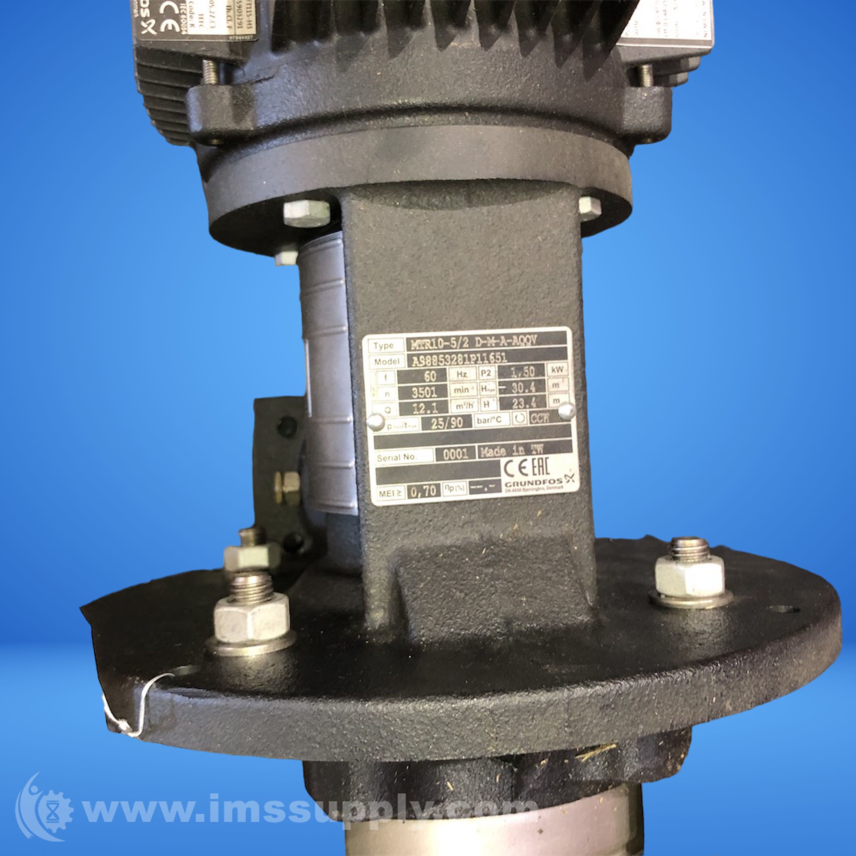 Grundfos MTR10-5/2 D-M-A-AQQV Immersible Pump - IMS Supply