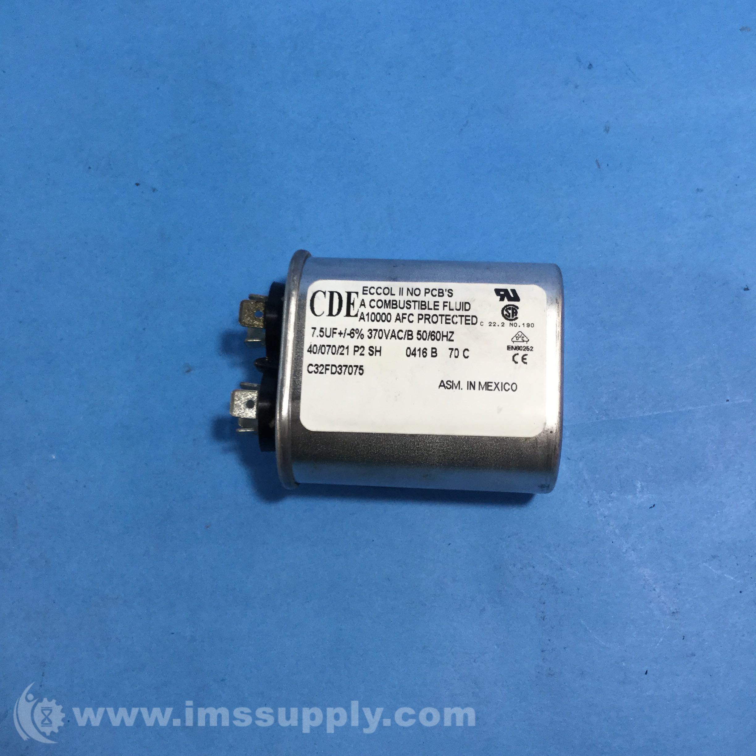 Cde C32FD37075 Capacitor - IMS Supply