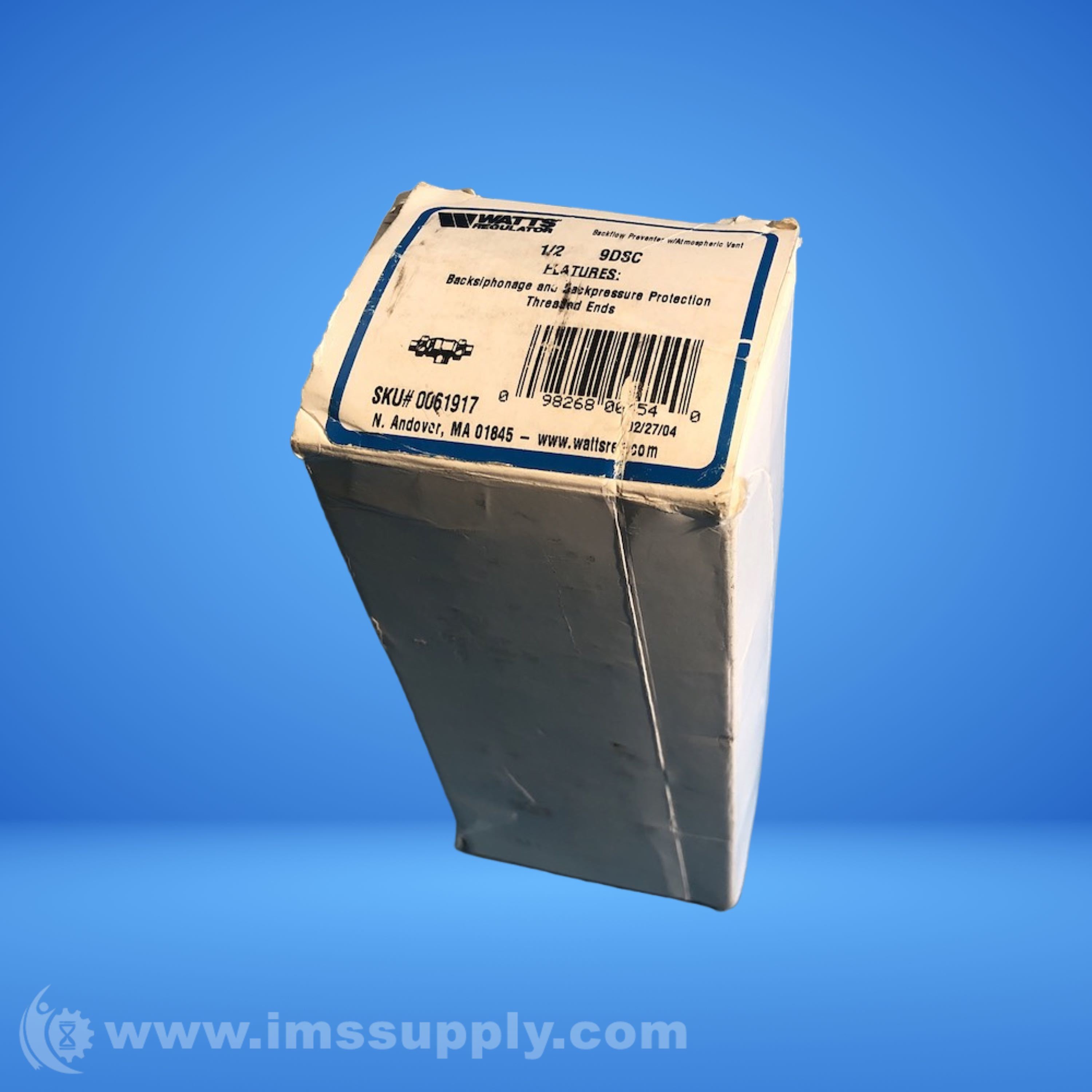 Watts Regulator 0061917 1/2 inch Backflow Preventer Check Valve - IMS ...