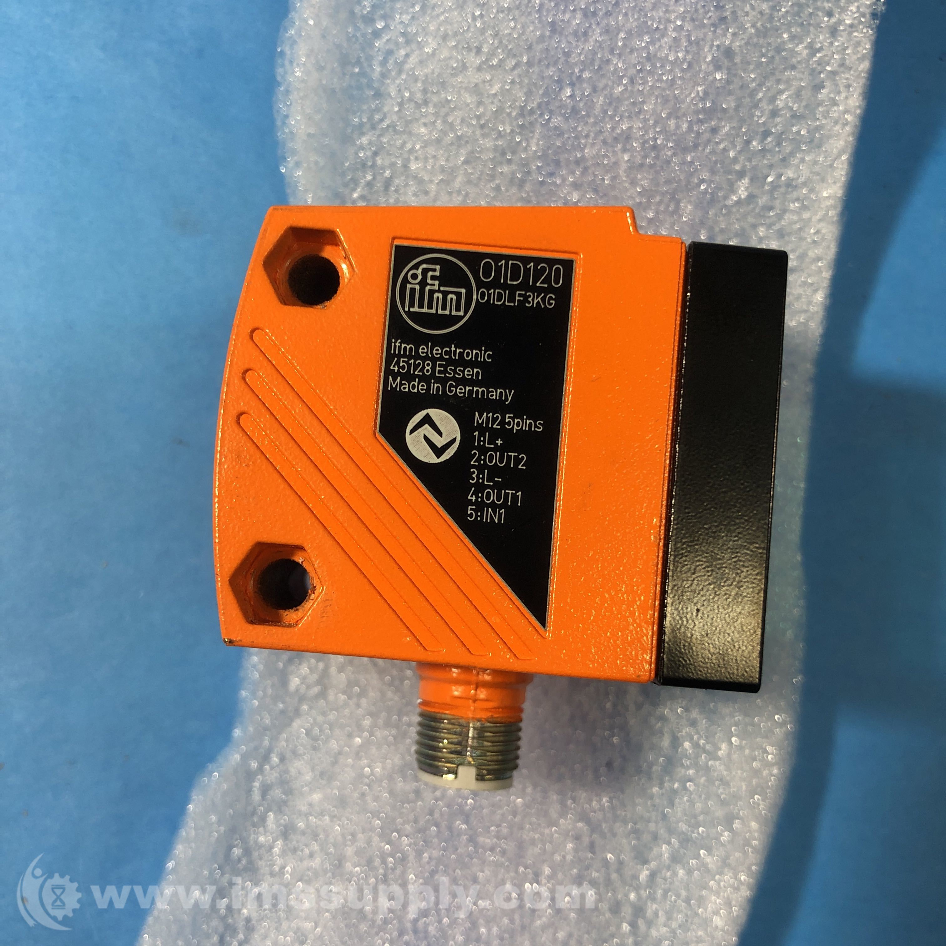 IFM O1D120 Laser Distance Sensor;10m Range - IMS Supply