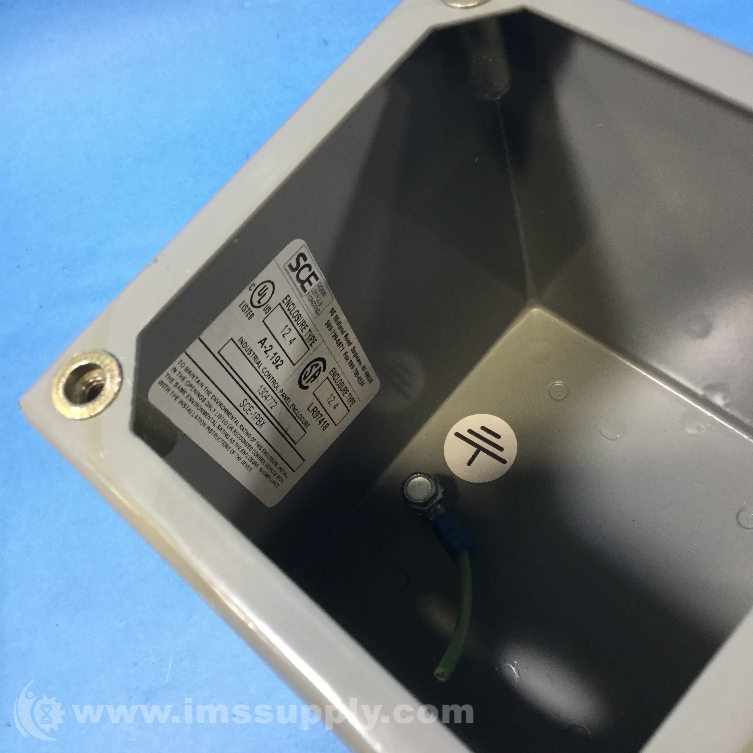 Saginaw Control and Engineering SCE-1PBX Extra Deep Push Button - IMS ...