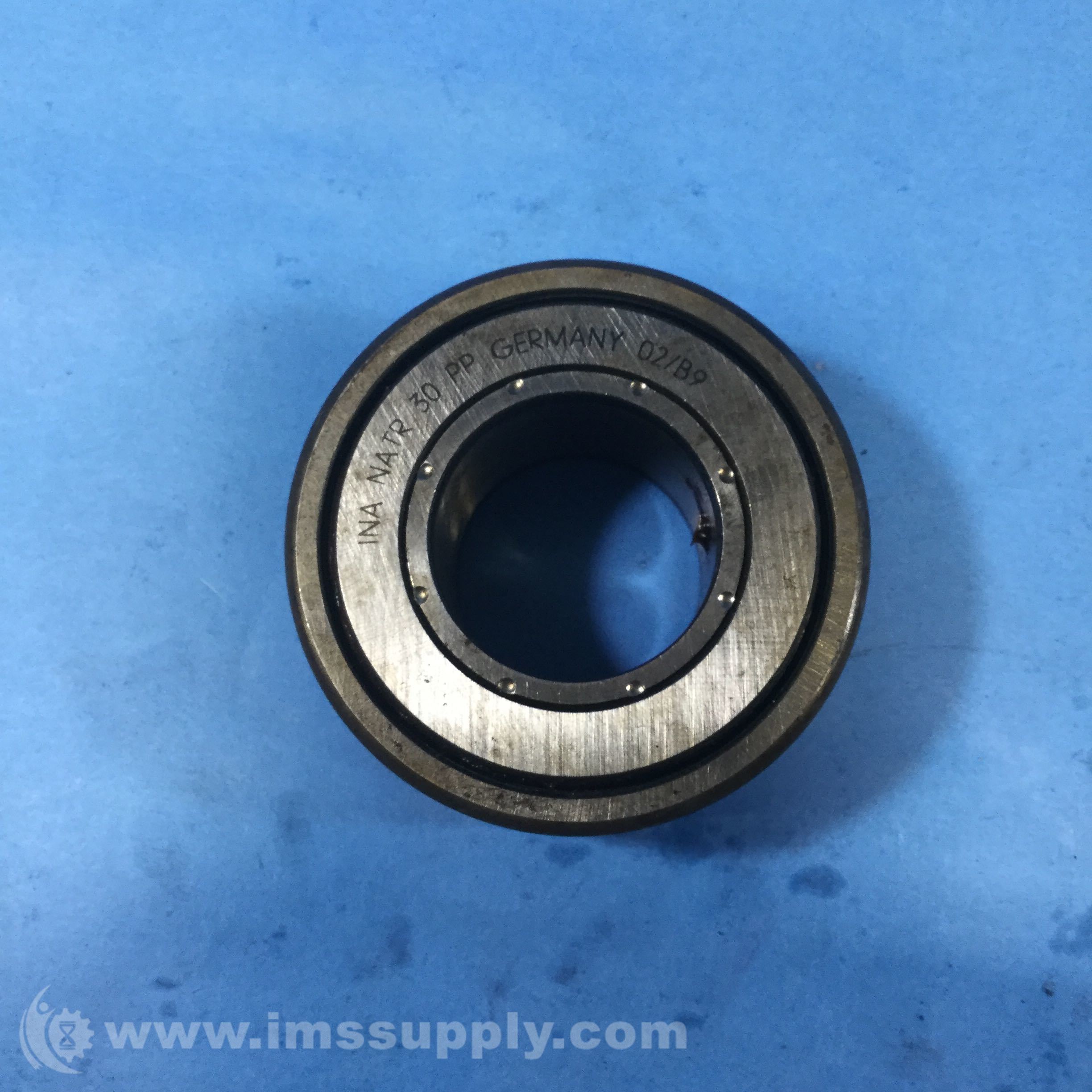 INA NATR-30-PP Crowned Yoke Roller, 2 mm Roller Diameter - IMS Supply