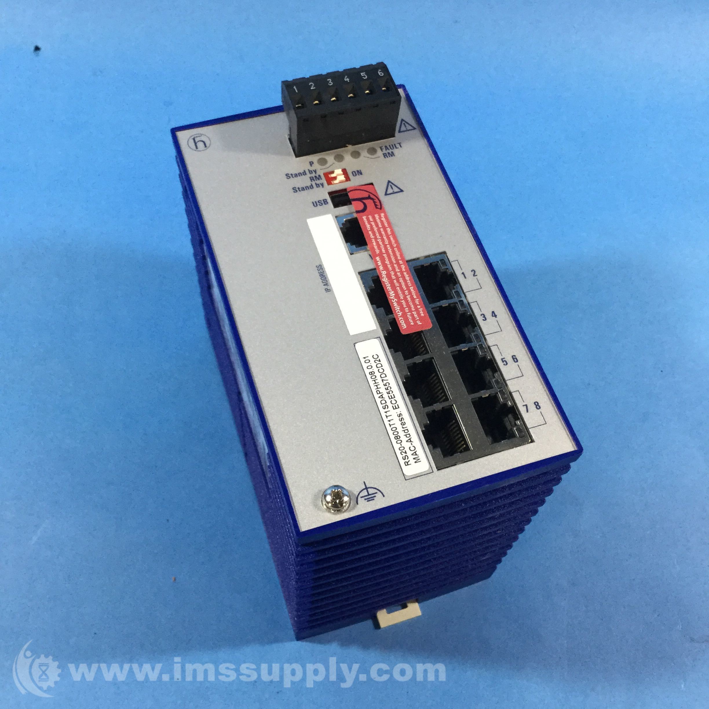 Hirschmann RS20-0800T1T1SDAP, Rail Switch - IMS Supply