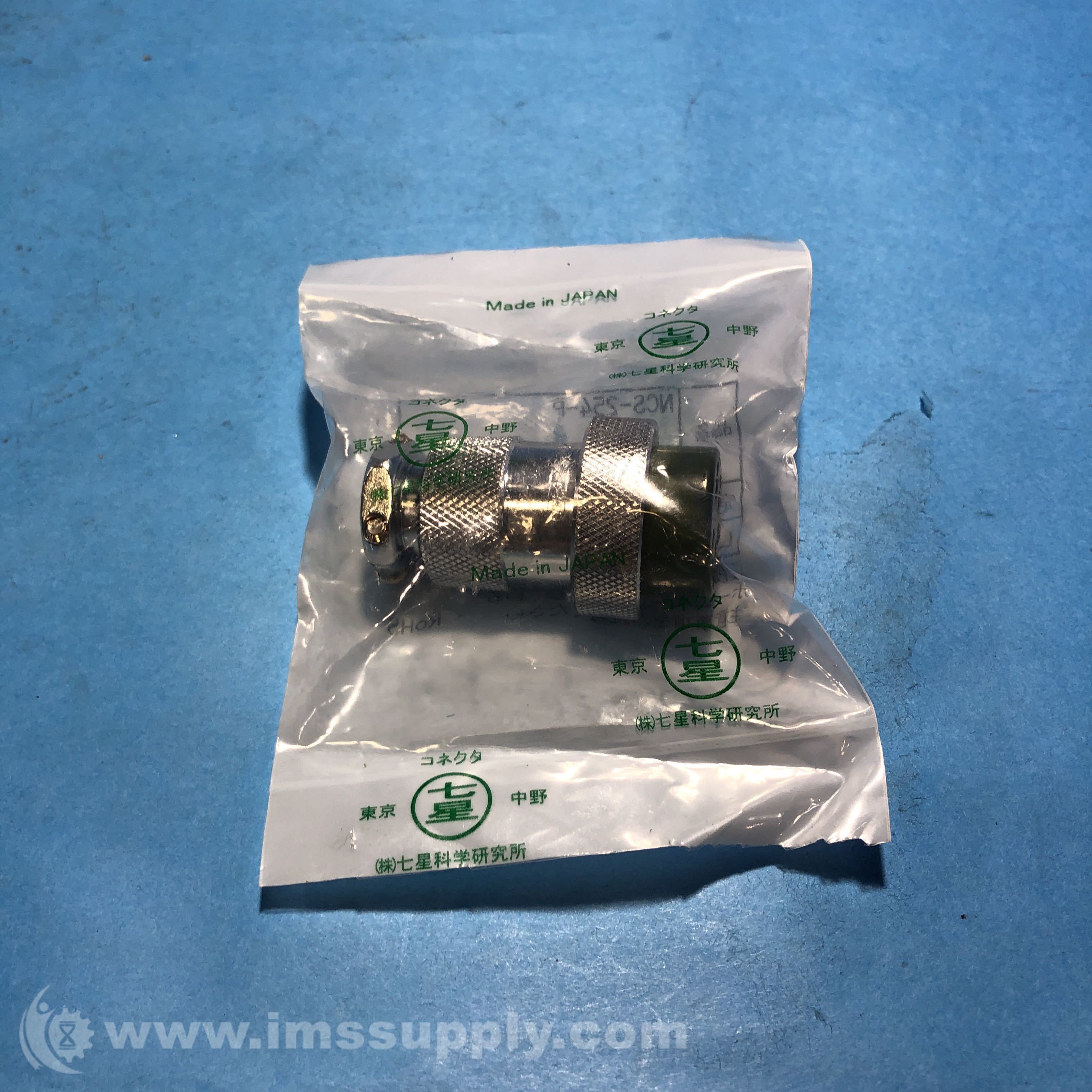 Nanaboshi NCS-254-P Female Plug Connector, 4 Pin, Short Collar - IMS Supply