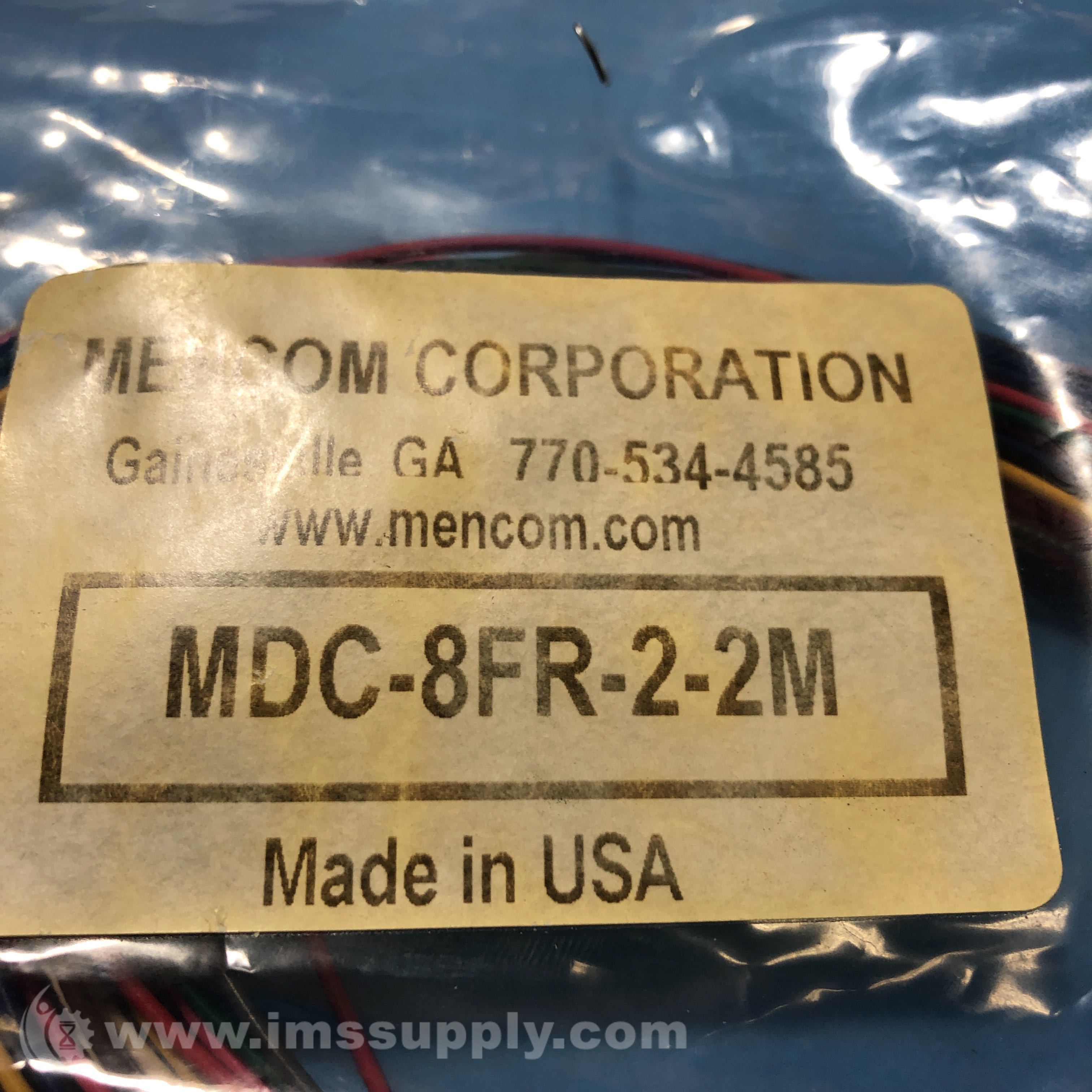 Mencom MDC-8FR-2-2M 8 Pole Female Straight Micro-DC Cable - IMS Supply