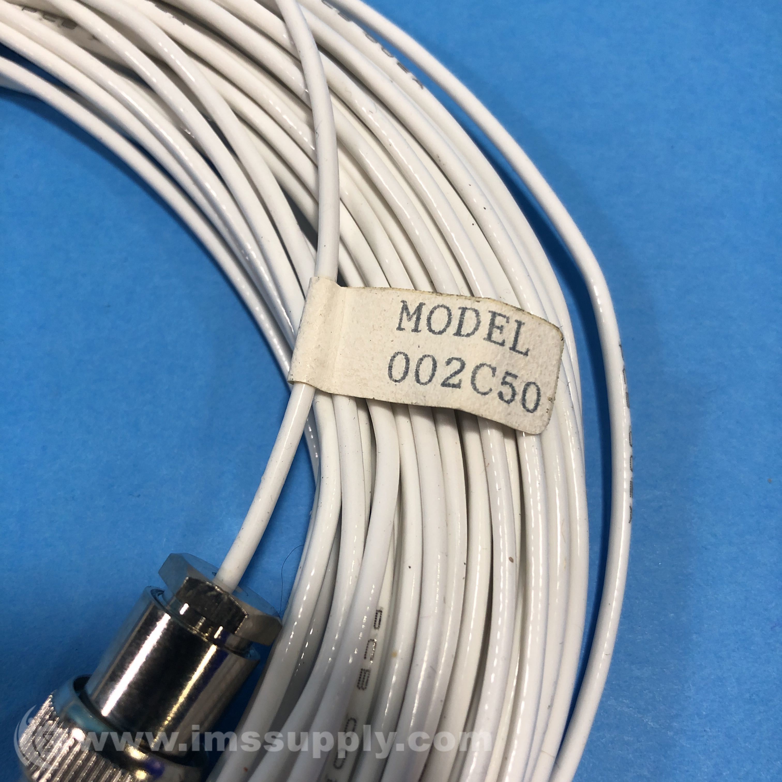 PCB Piezotronics, Inc. 002C50 White 50 ft Coax Cable - IMS Supply