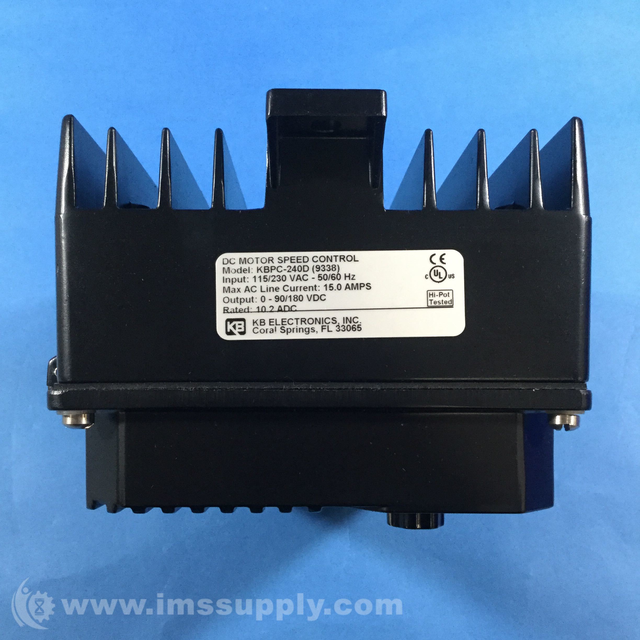 KB Electronics KBPC-240D DC Motor Speed Control - IMS Supply