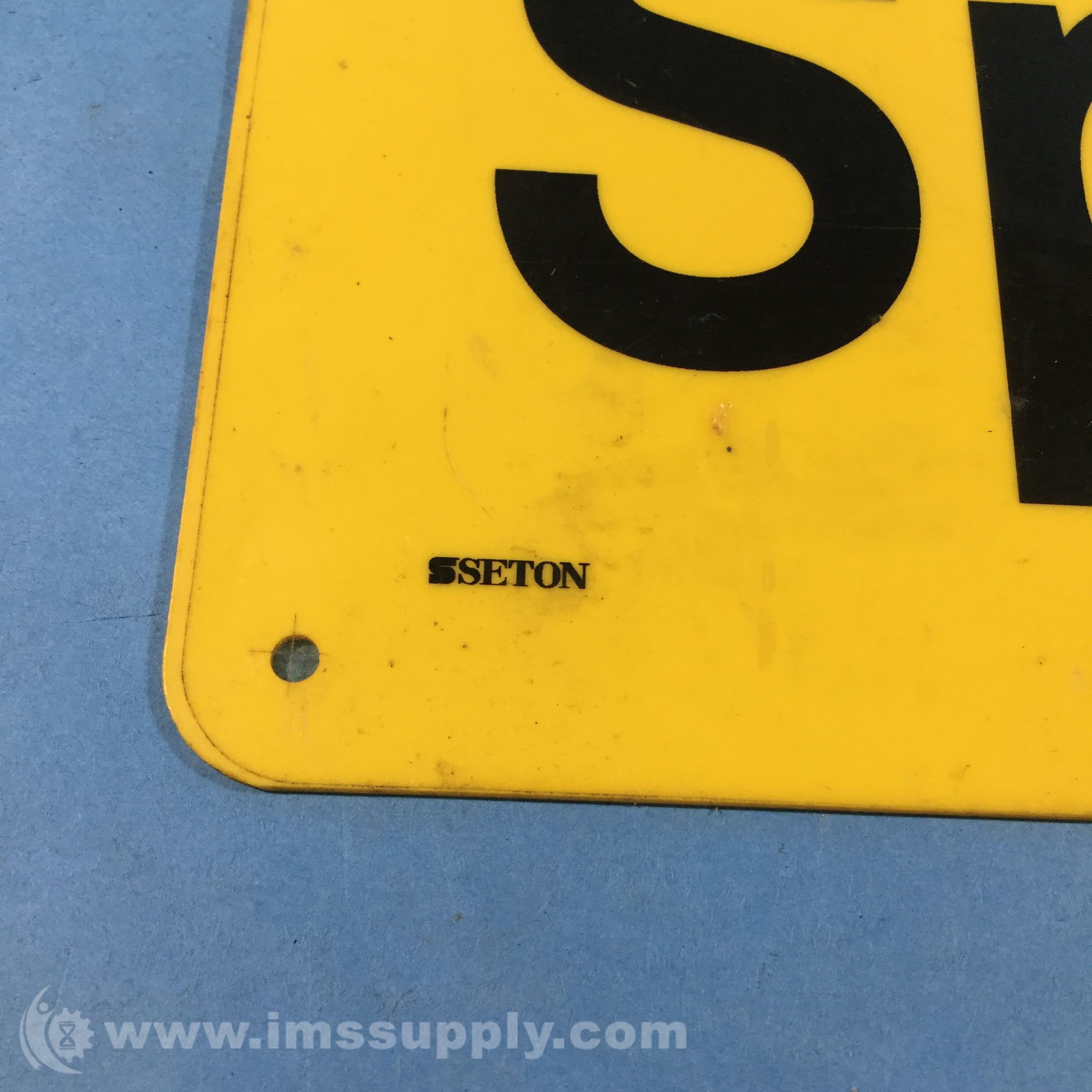 Seton Oil Spill Kit Sign - IMS Supply